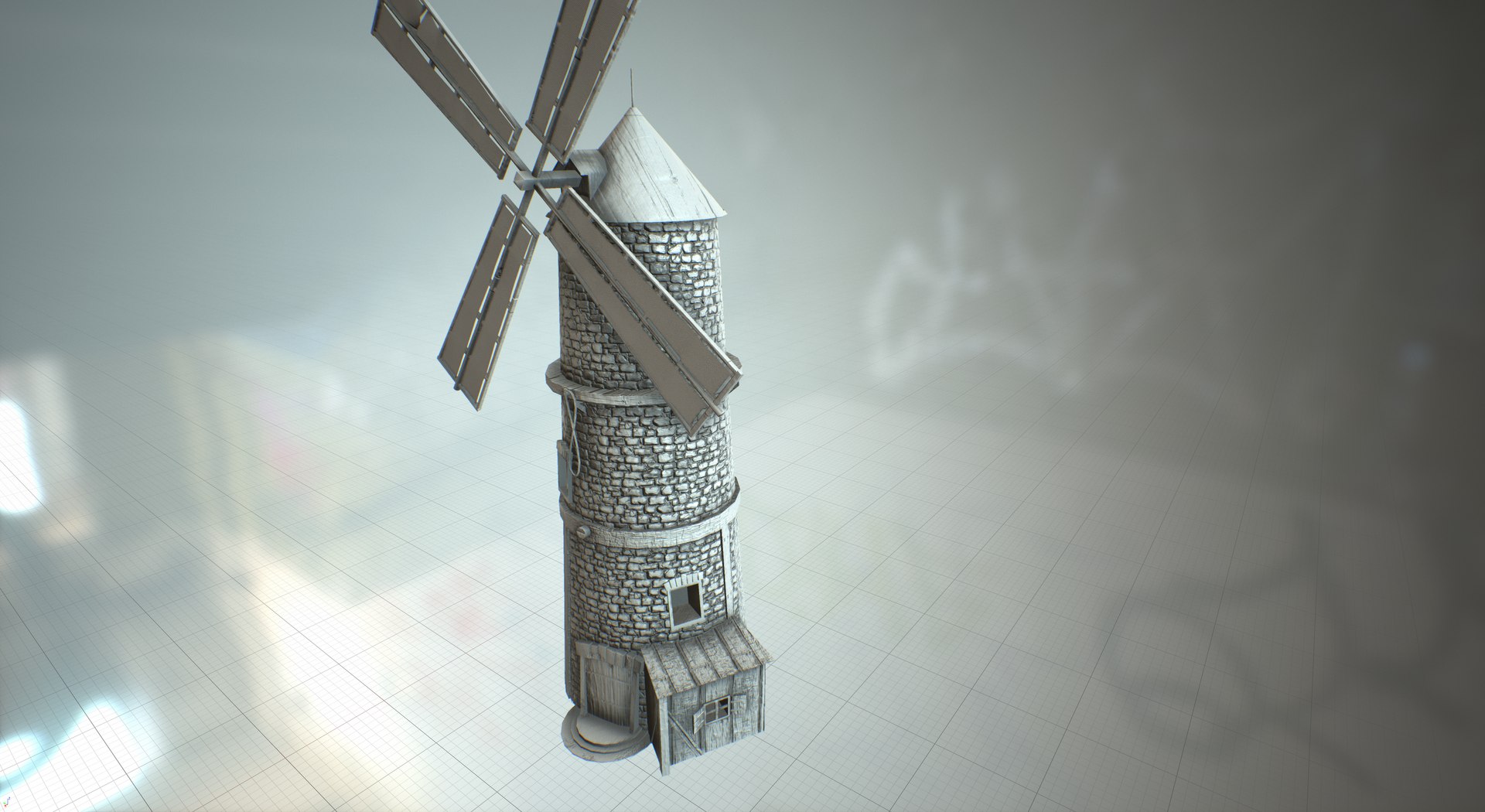 3D Windmill Old Wind Model - TurboSquid 1334557