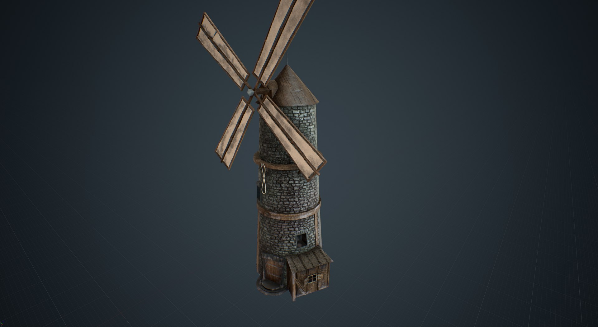 3D Windmill Old Wind Model - TurboSquid 1334557