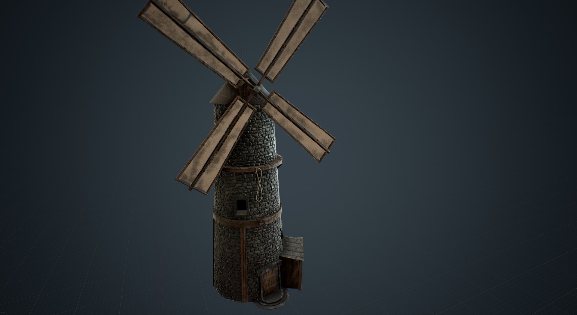3D Windmill Old Wind Model - TurboSquid 1334557
