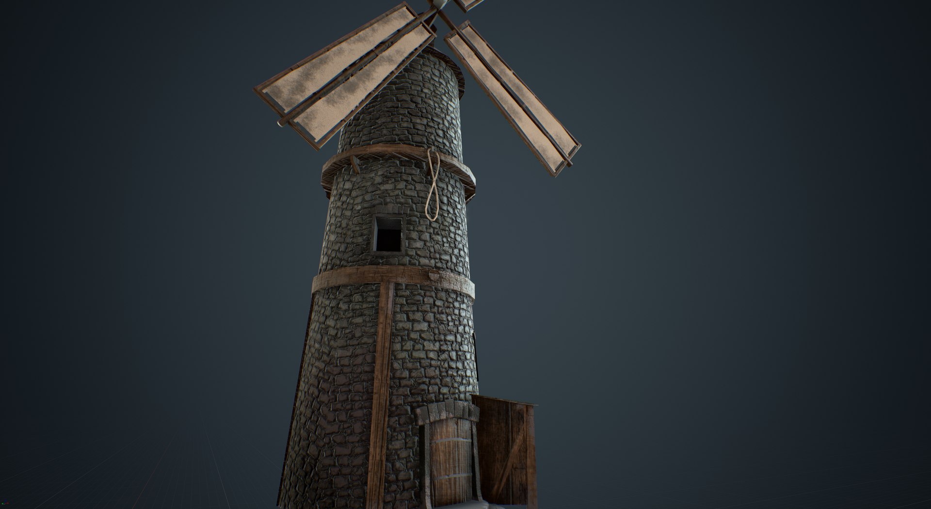 3D Windmill Old Wind Model - TurboSquid 1334557