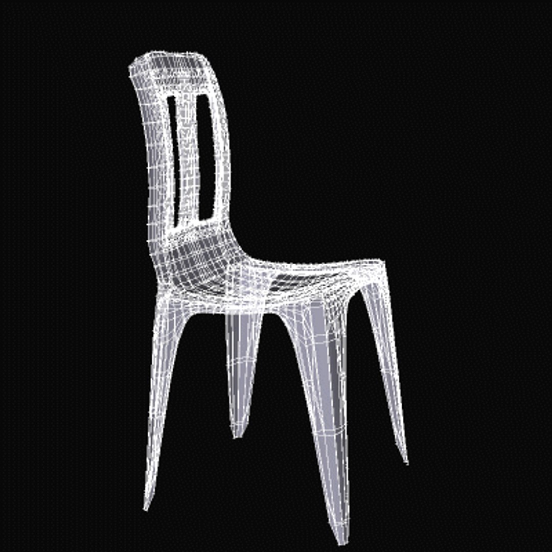 3d molded chair zipped
