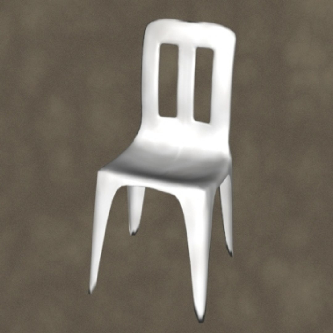 3d molded chair zipped