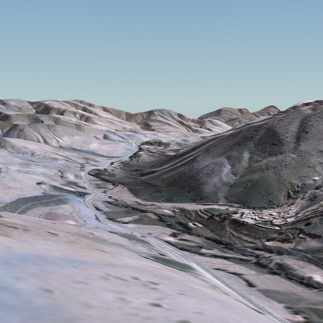 afghanistan valley terrain landscape max
