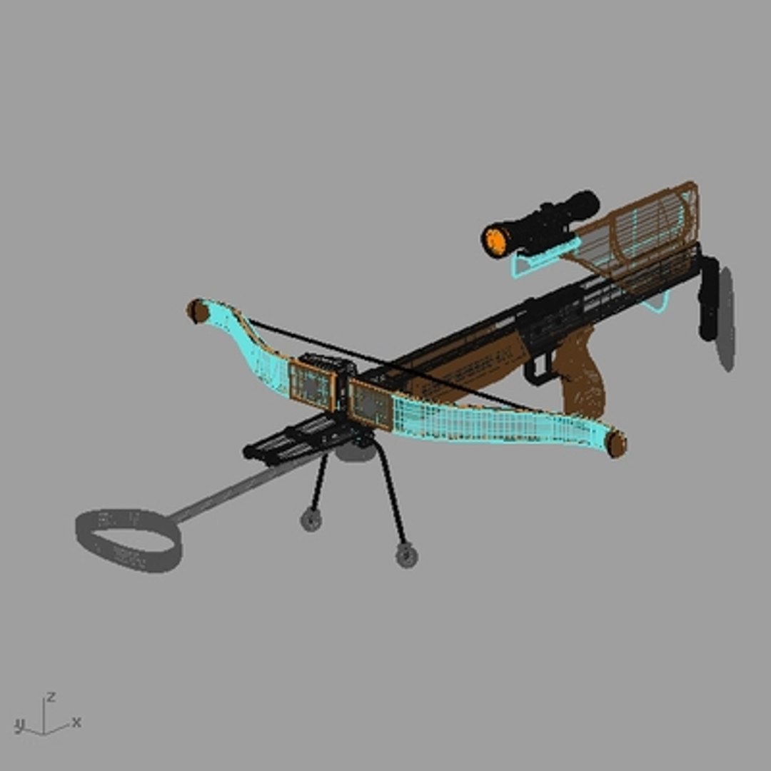 Sports Crossbow Shooting Targets 3d Model