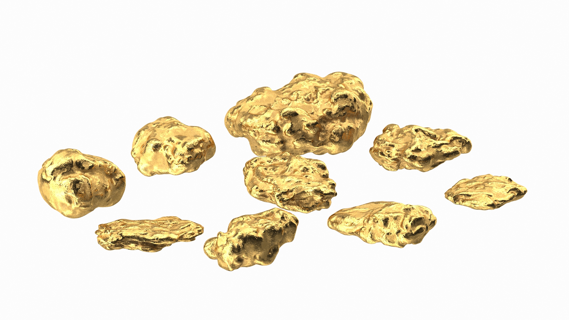 3D Precious Nuggets Collection - TurboSquid 1778449