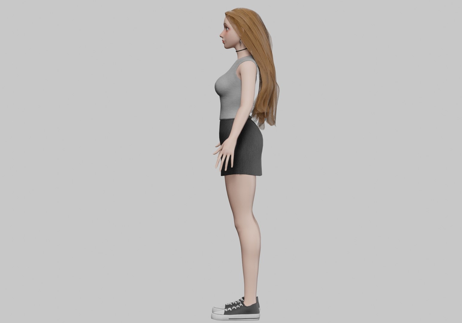 3D Cute Standard Woman V33281 - TurboSquid 2267164