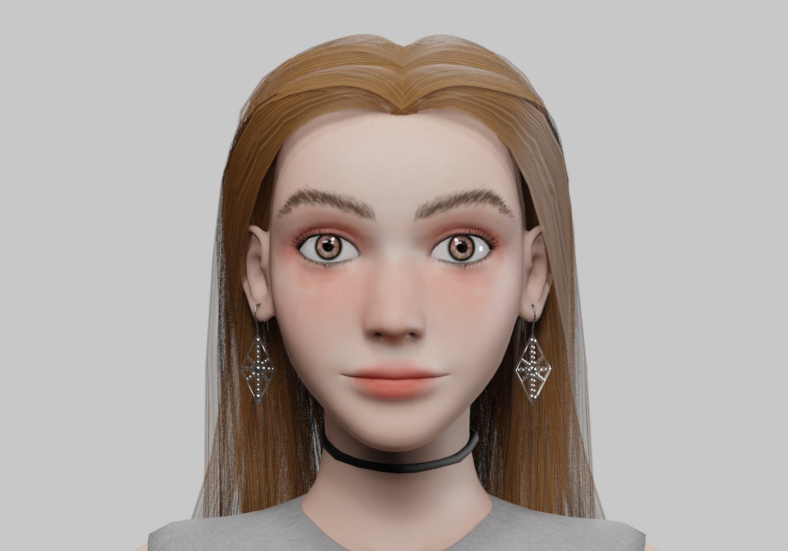 3D Cute Standard Woman V33281 - TurboSquid 2267164