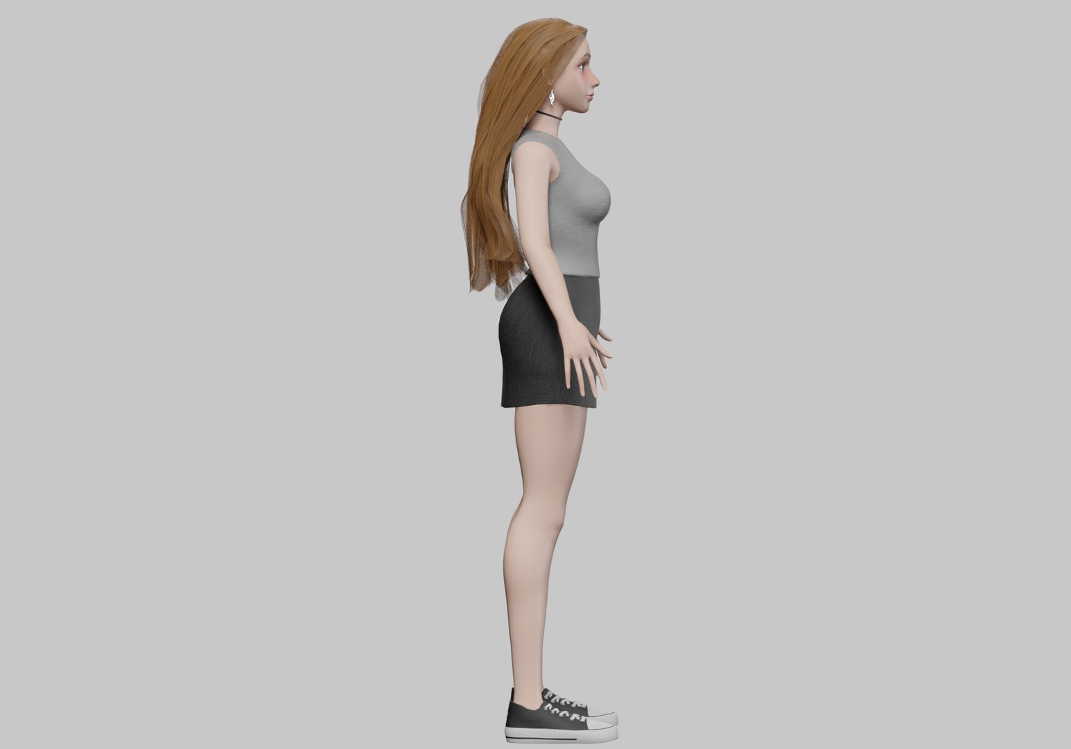 3D Cute Standard Woman V33281 - TurboSquid 2267164