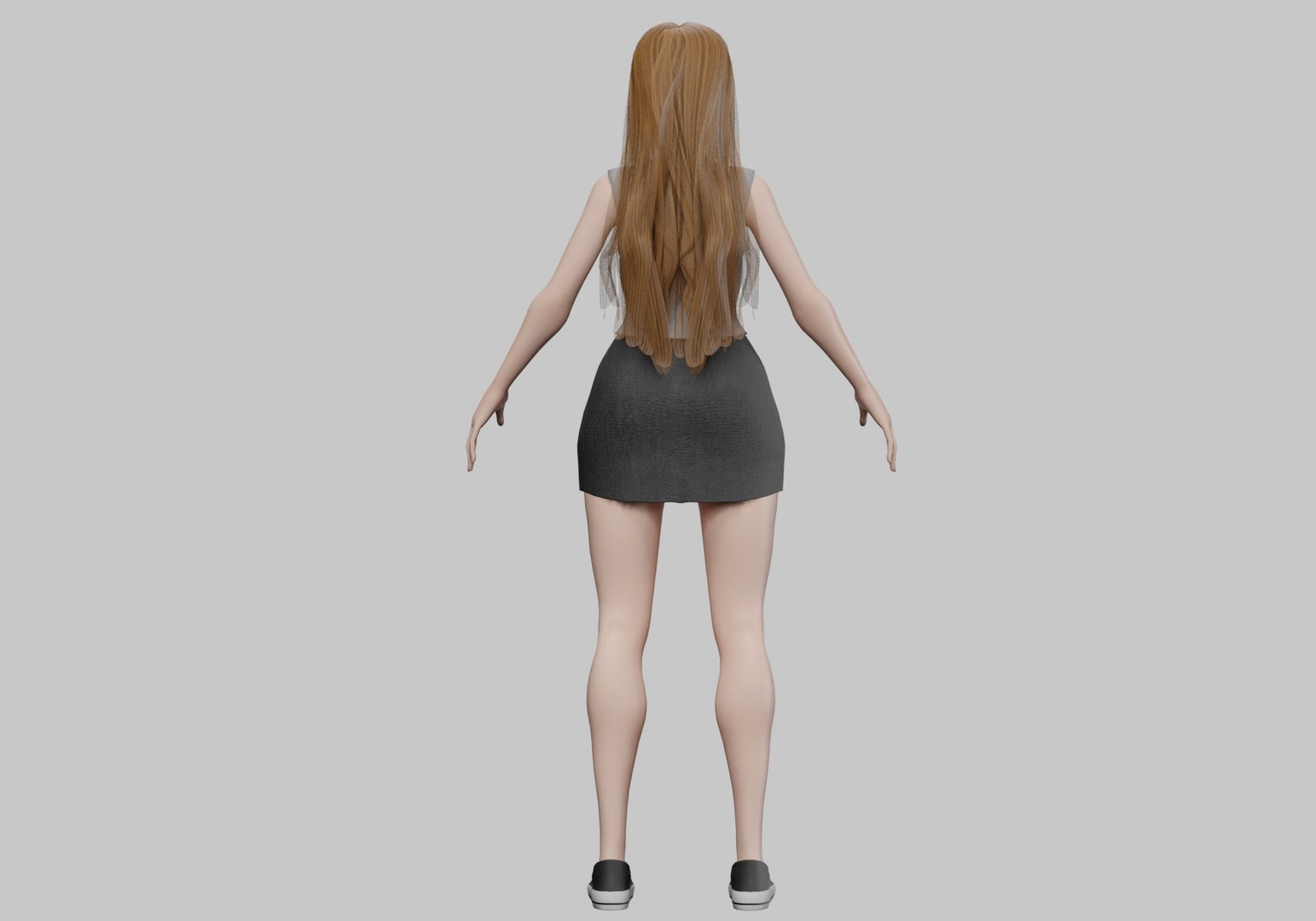 3D Cute Standard Woman V33281 - TurboSquid 2267164