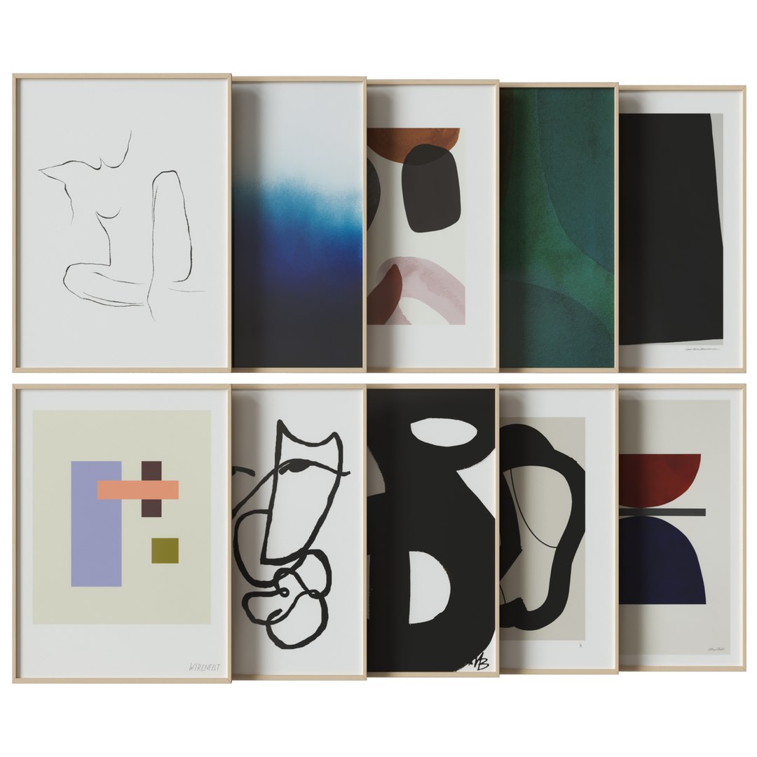 3D Art Work Set 15 - TurboSquid 1948619