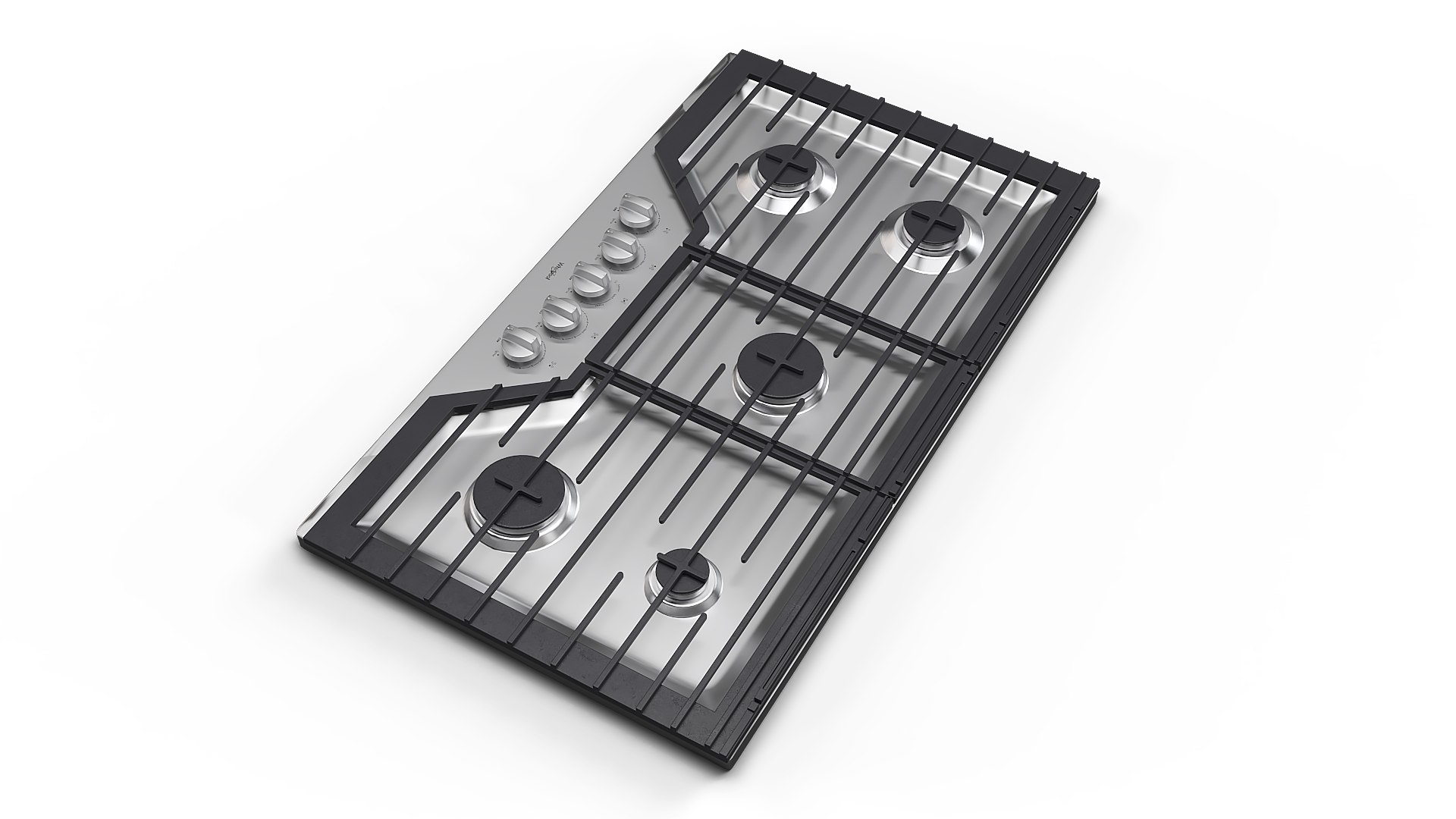 Whirlpool Gas Cooktop WCG55US6HS 3D Model - TurboSquid 2229609
