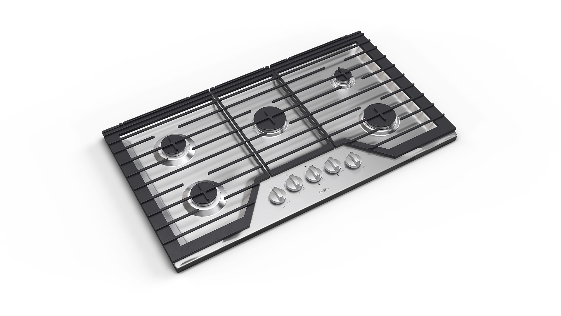 Whirlpool Gas Cooktop WCG55US6HS 3D Model - TurboSquid 2229609