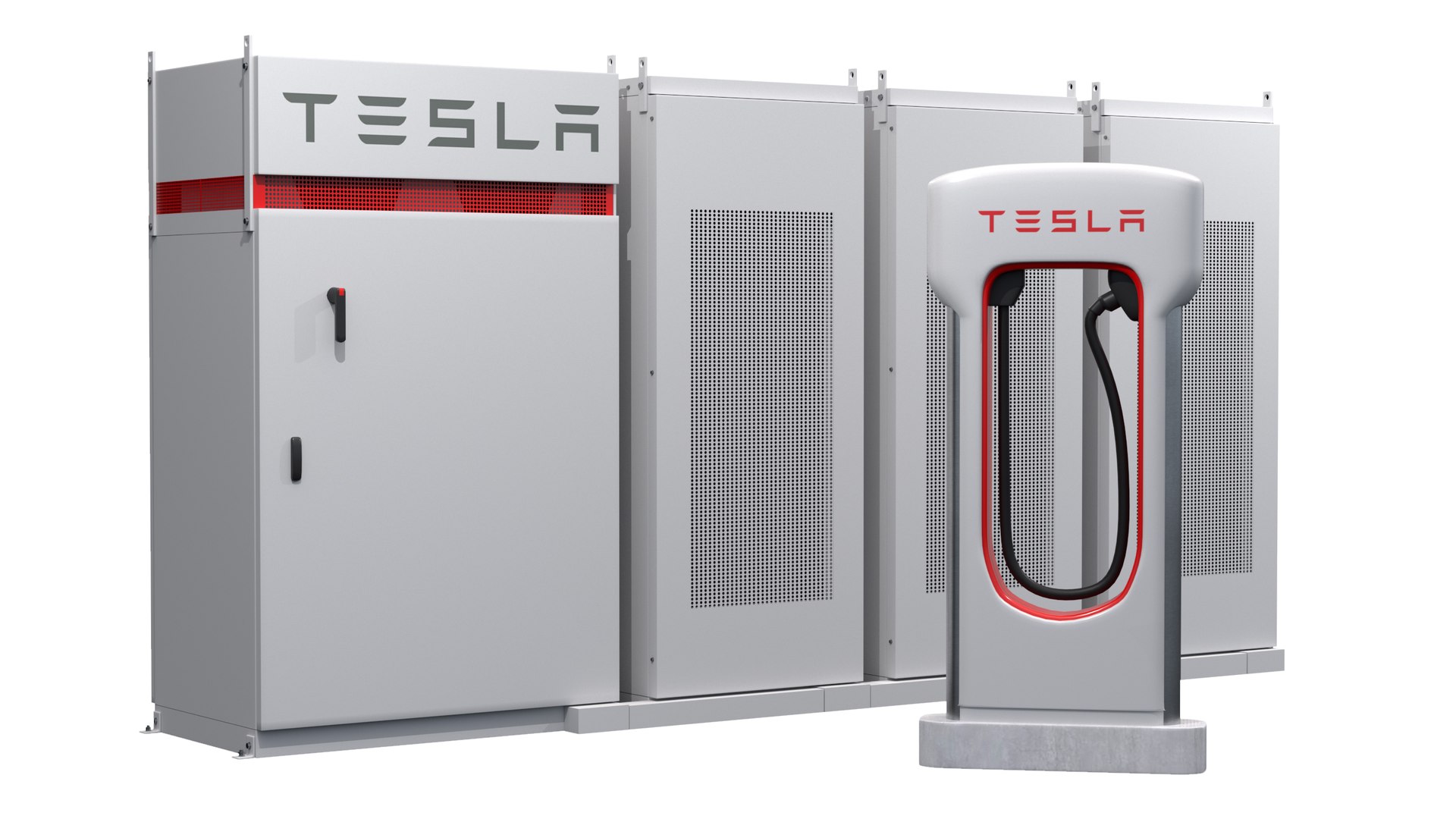 Tesla Storage System And Charger 3D - TurboSquid 2172450