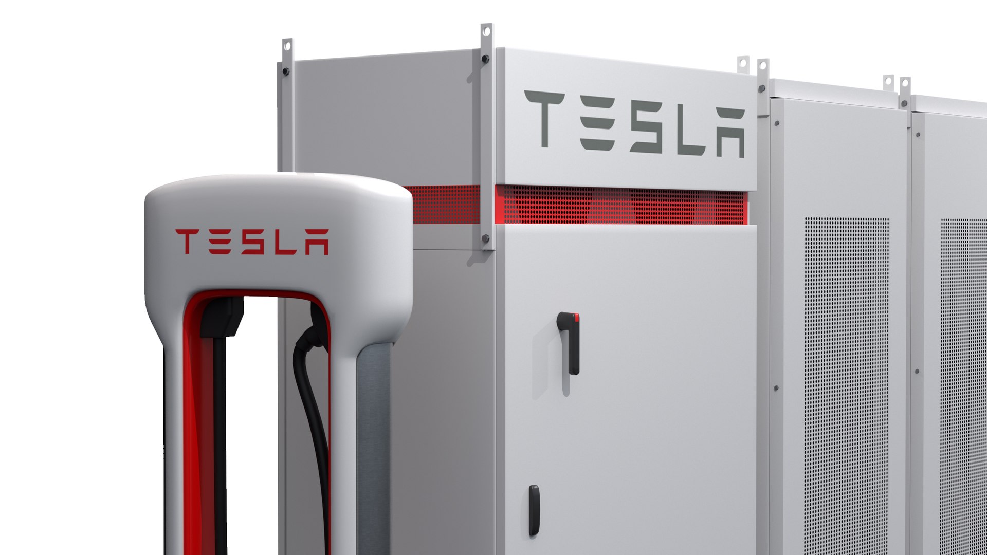 Tesla Storage System And Charger 3D - TurboSquid 2172450