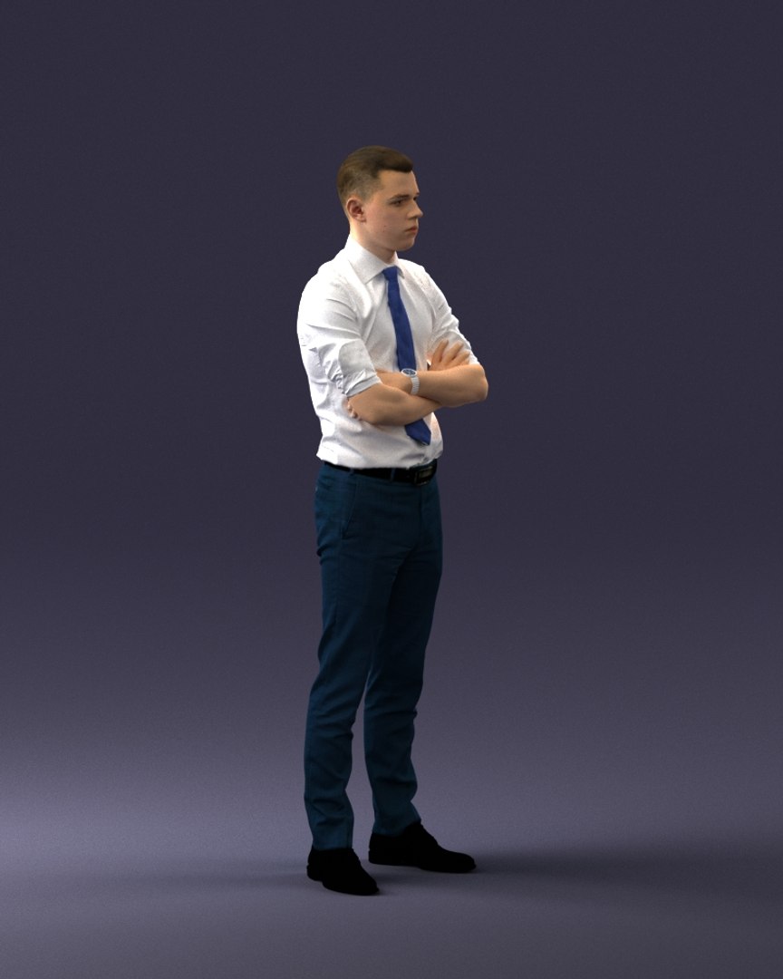 Man Office 3dscan 3D Model - TurboSquid 1438783