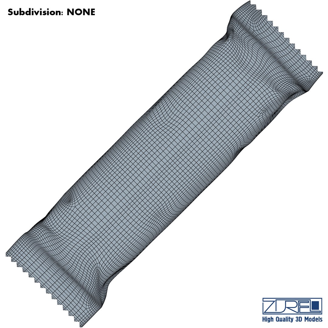 3d Model Candy Wrapper V 4