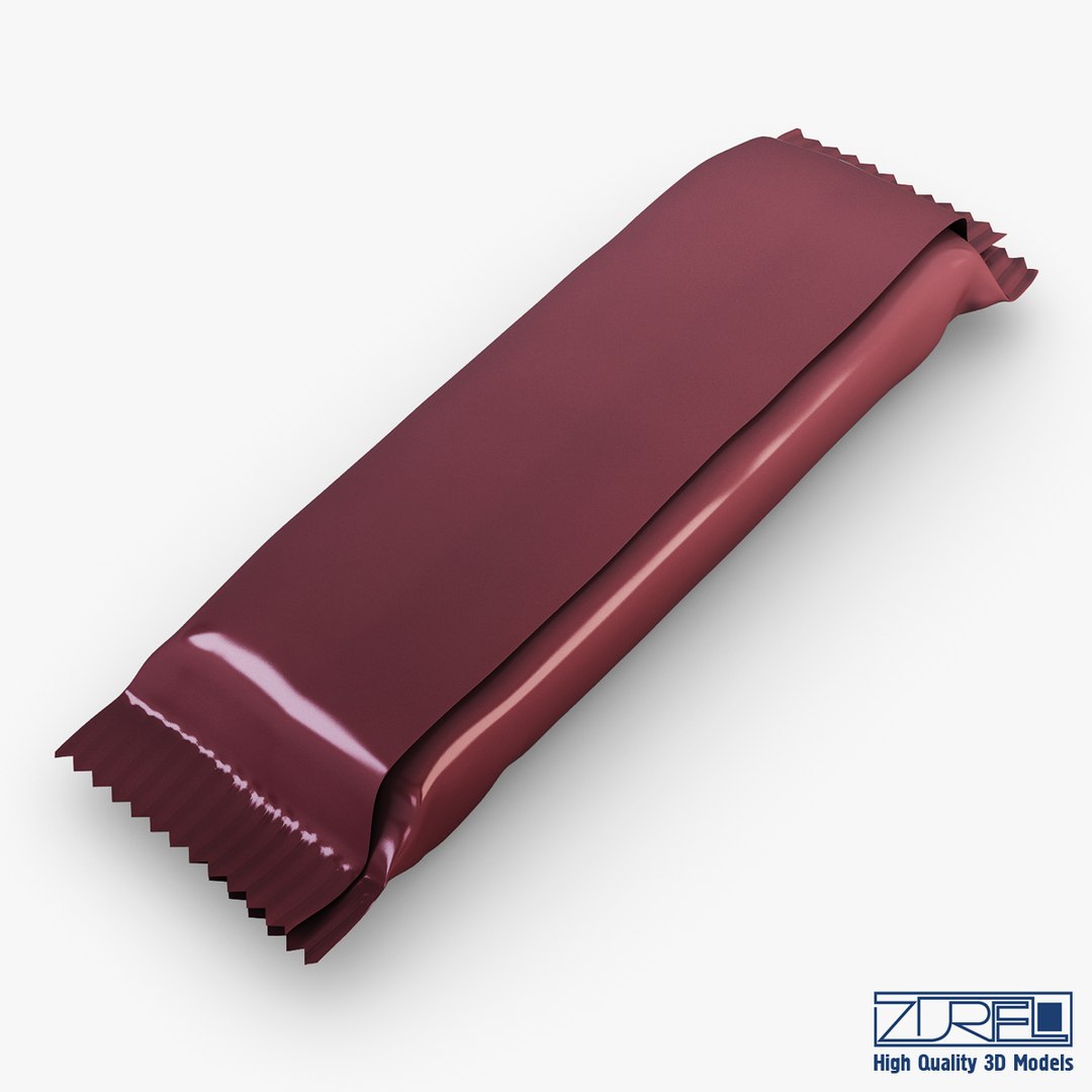 3d Model Candy Wrapper V 4