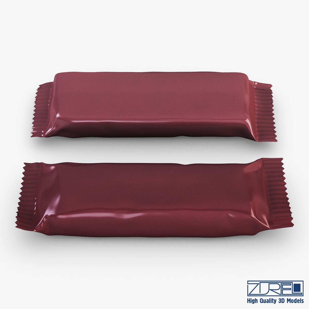 3d Model Candy Wrapper V 4
