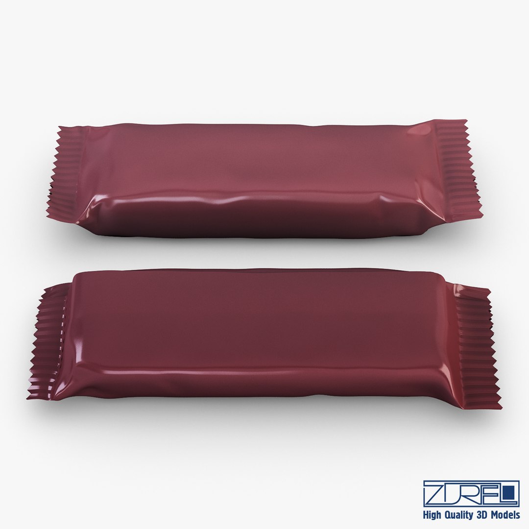 3d Model Candy Wrapper V 4