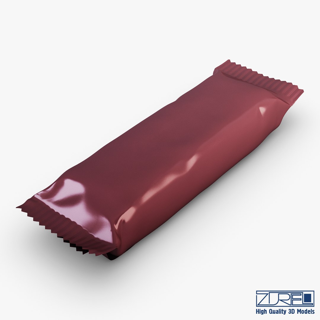 3d Model Candy Wrapper V 4
