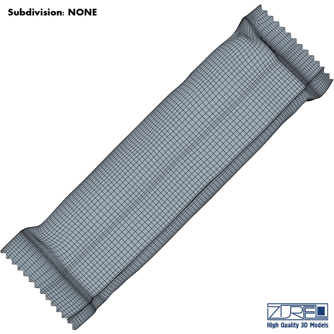 3d Model Candy Wrapper V 4