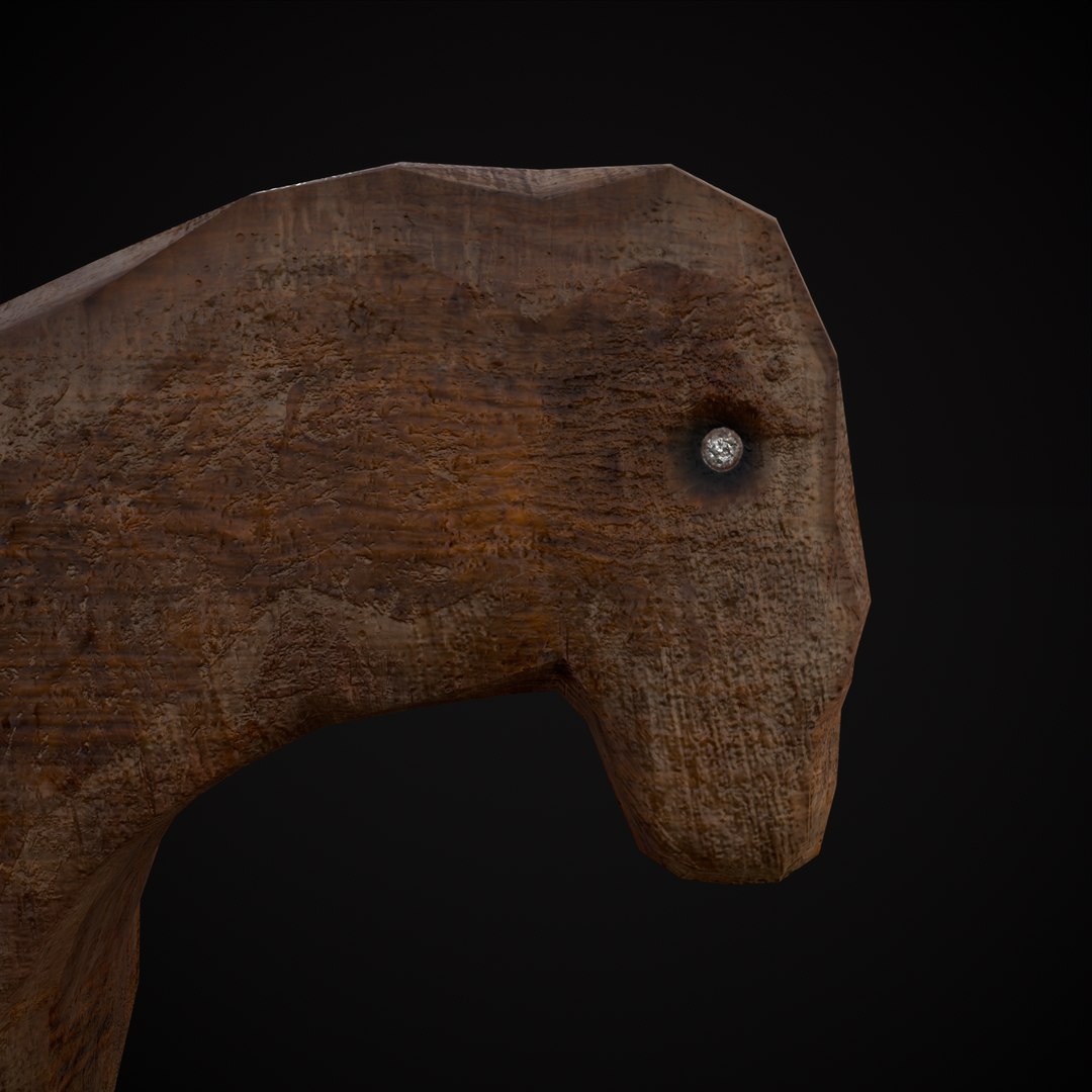 Old Medieval Horse Toy 3D Model - TurboSquid 2078658
