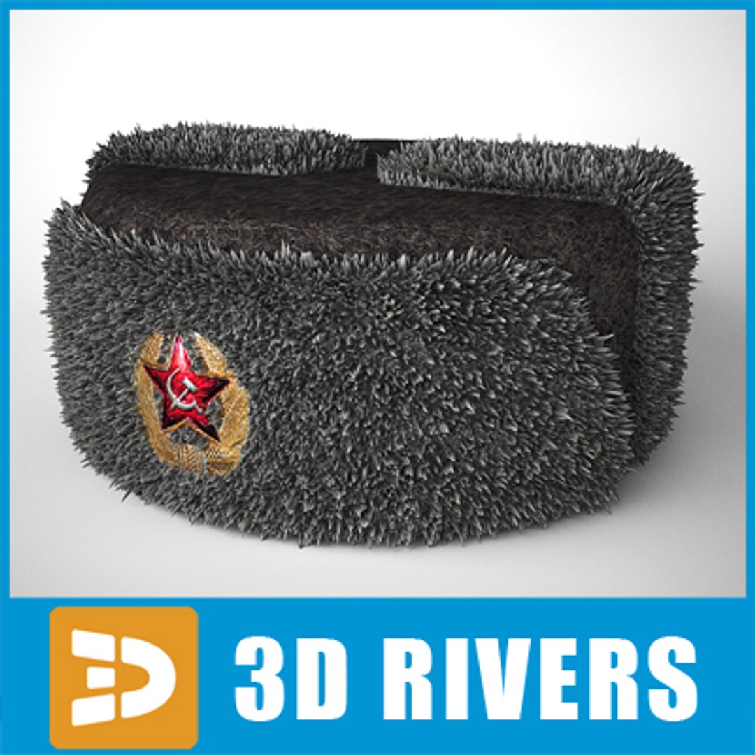 Russian Ushanka Hat 3d Model