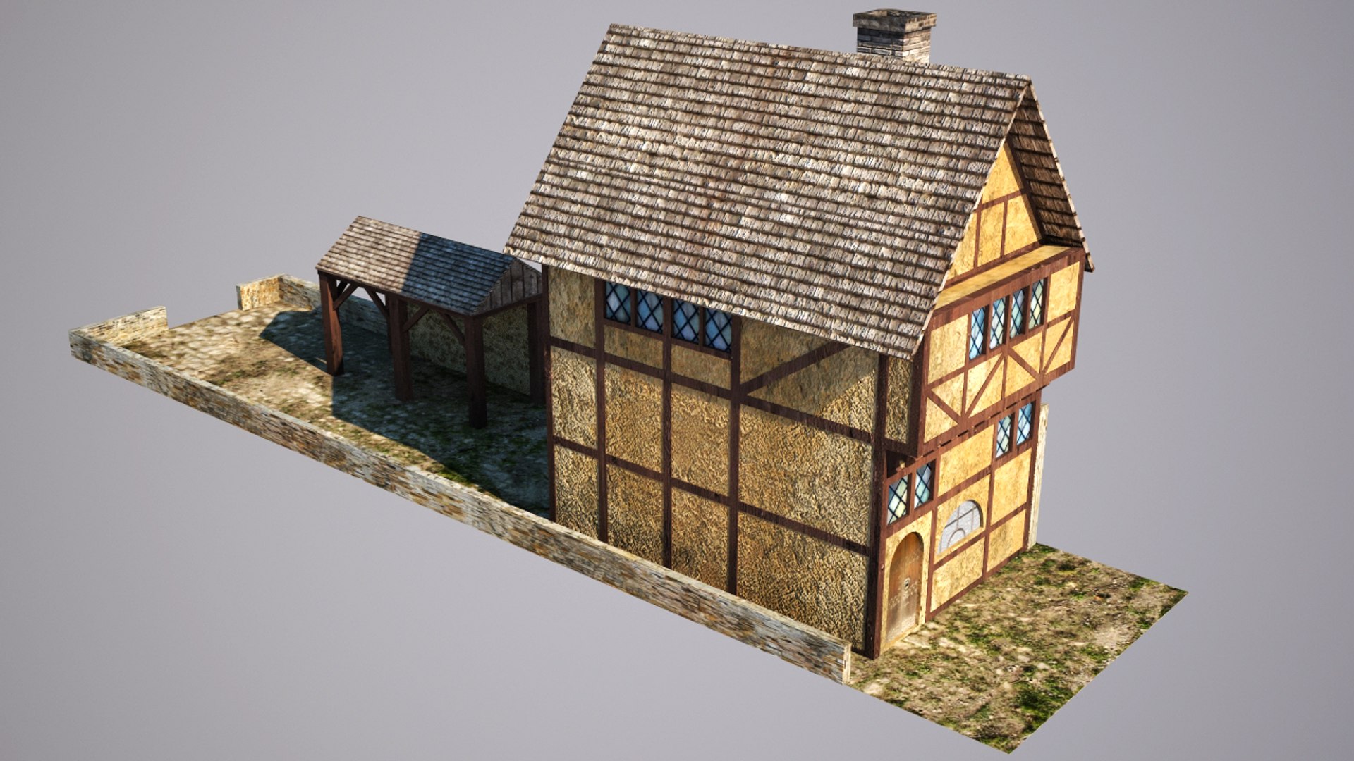 medieval house 3d model