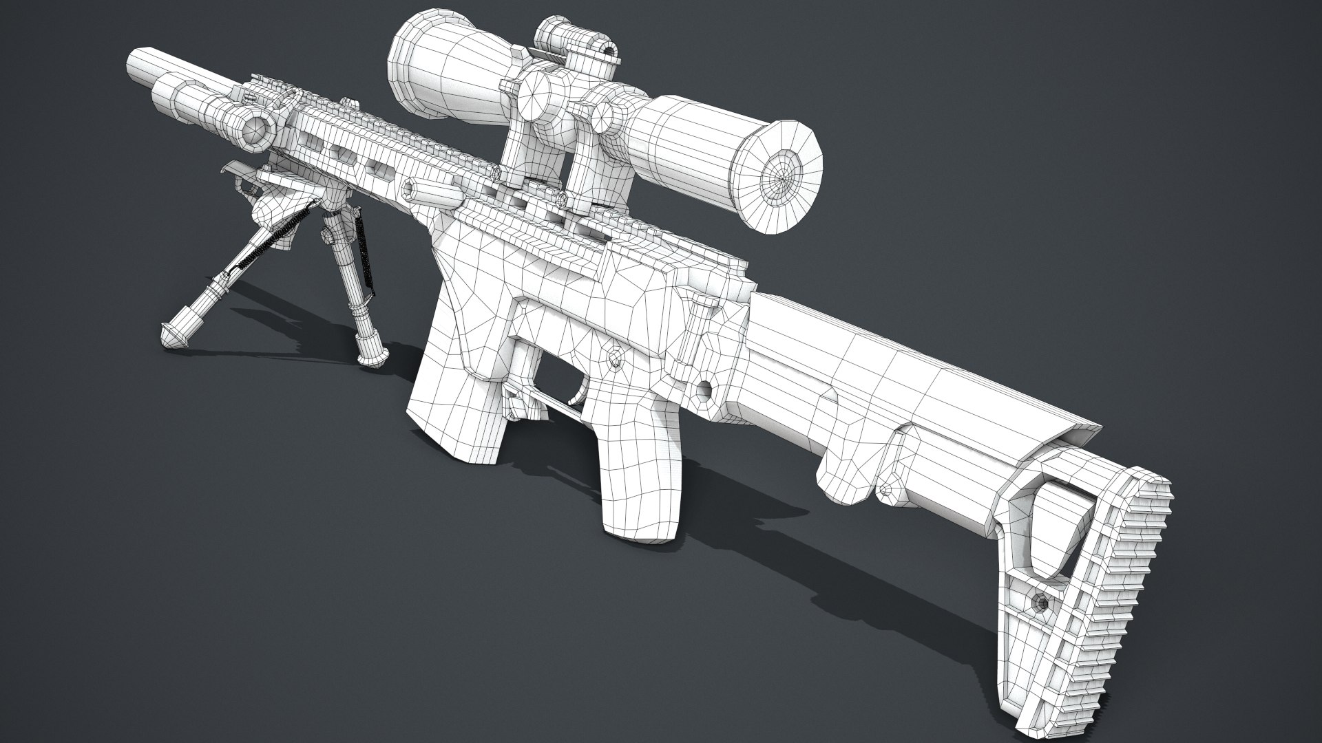 3D Chukavin Sniper Rifle - TurboSquid 1548714