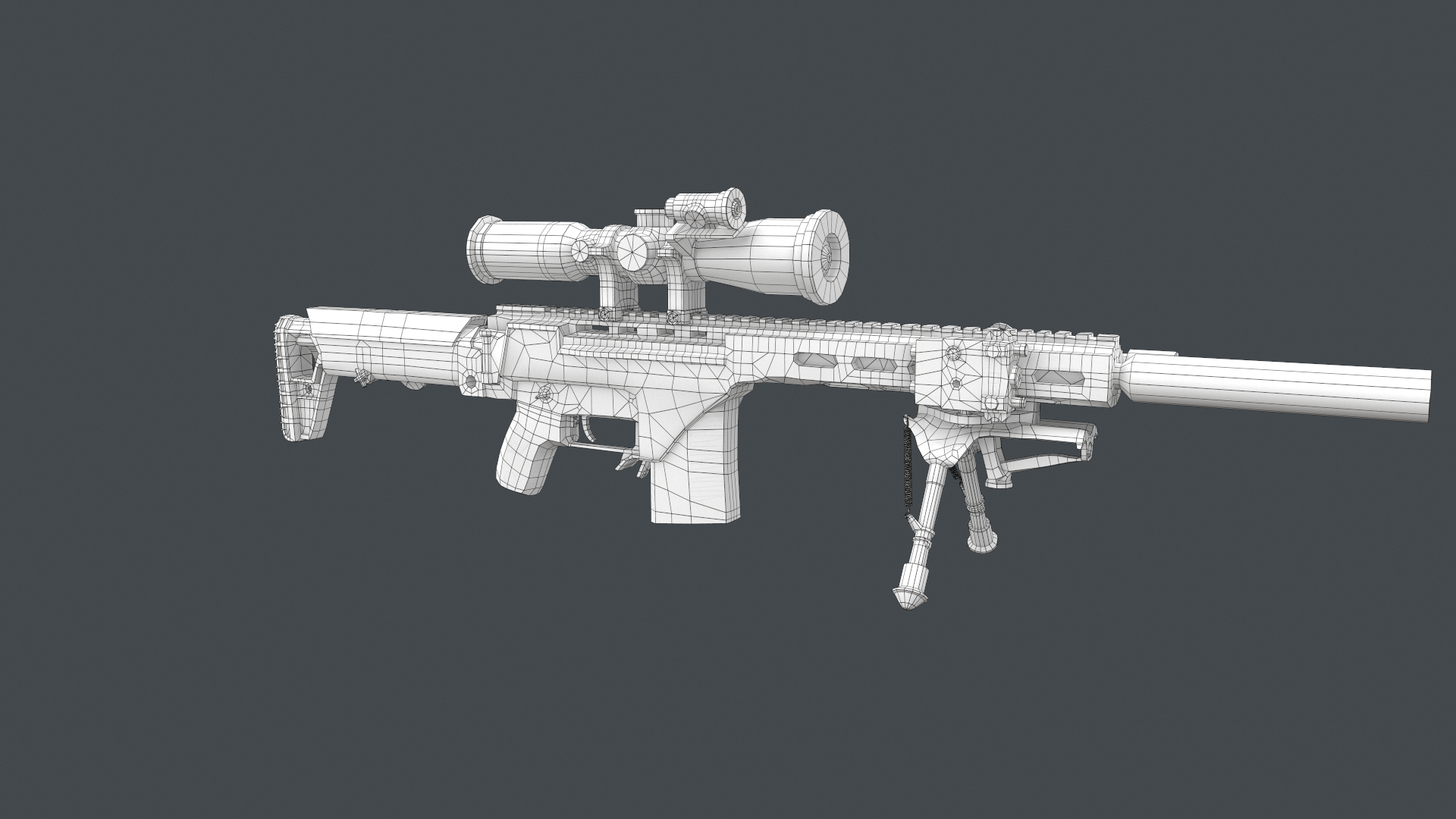 3D Chukavin Sniper Rifle - TurboSquid 1548714