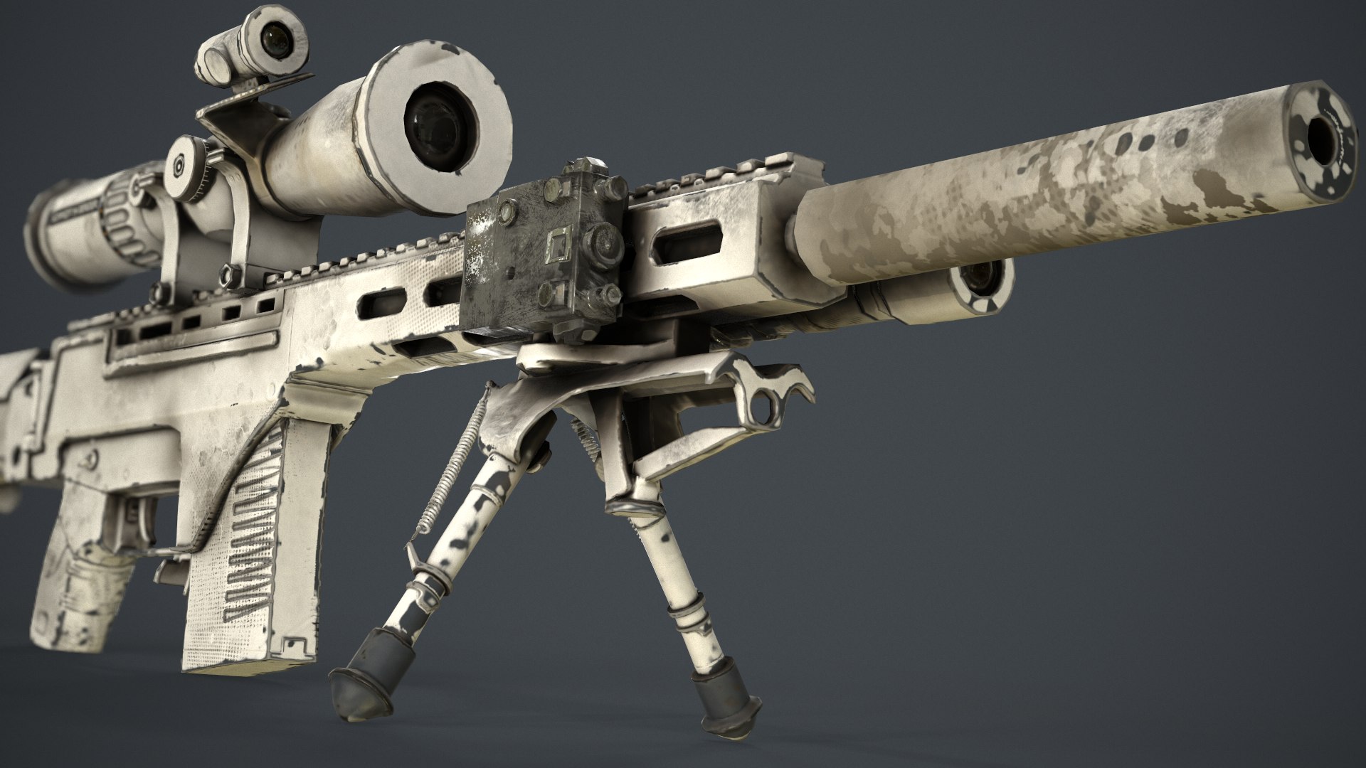 3D Chukavin Sniper Rifle - TurboSquid 1548714