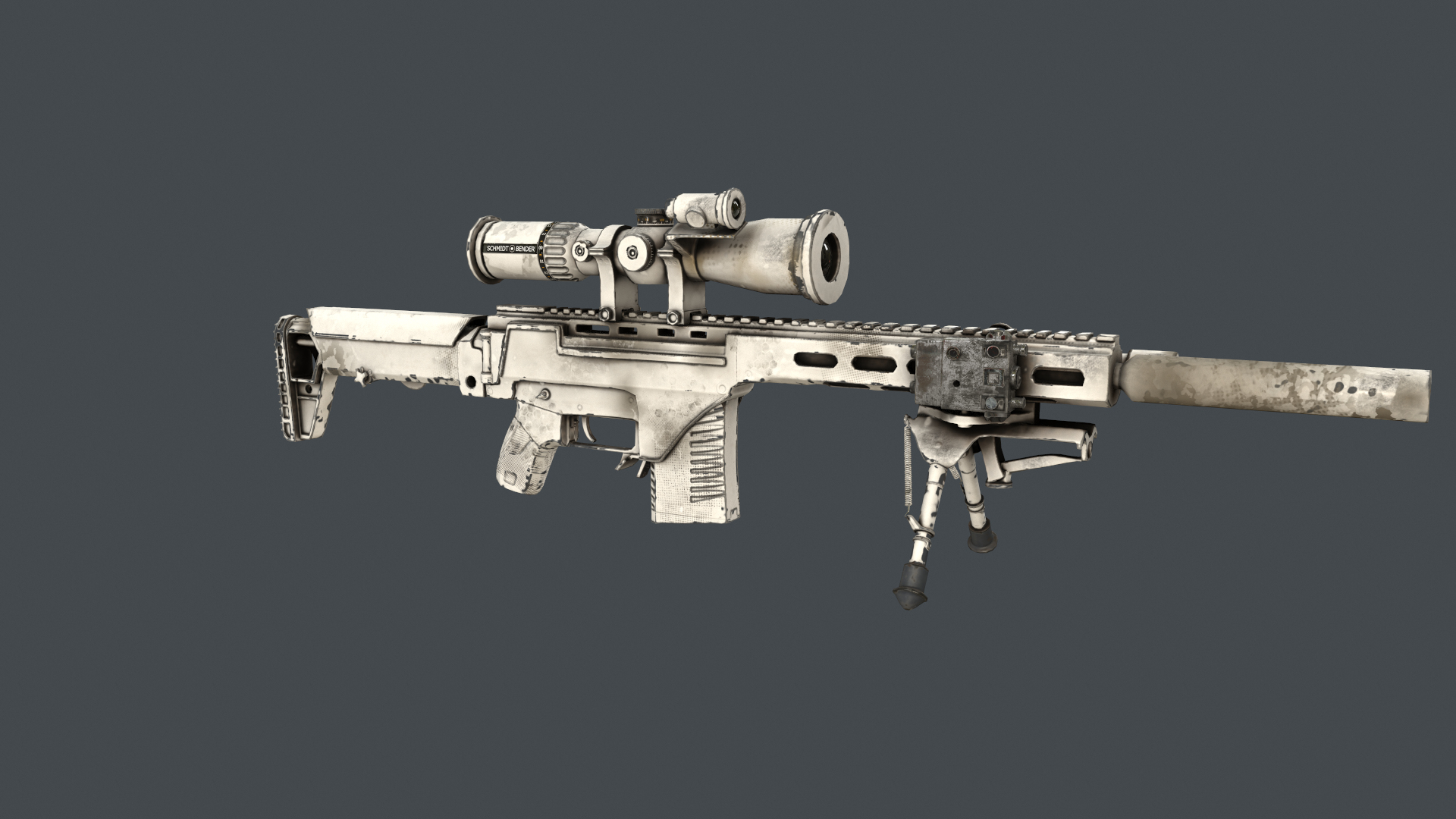 3D Chukavin Sniper Rifle - TurboSquid 1548714