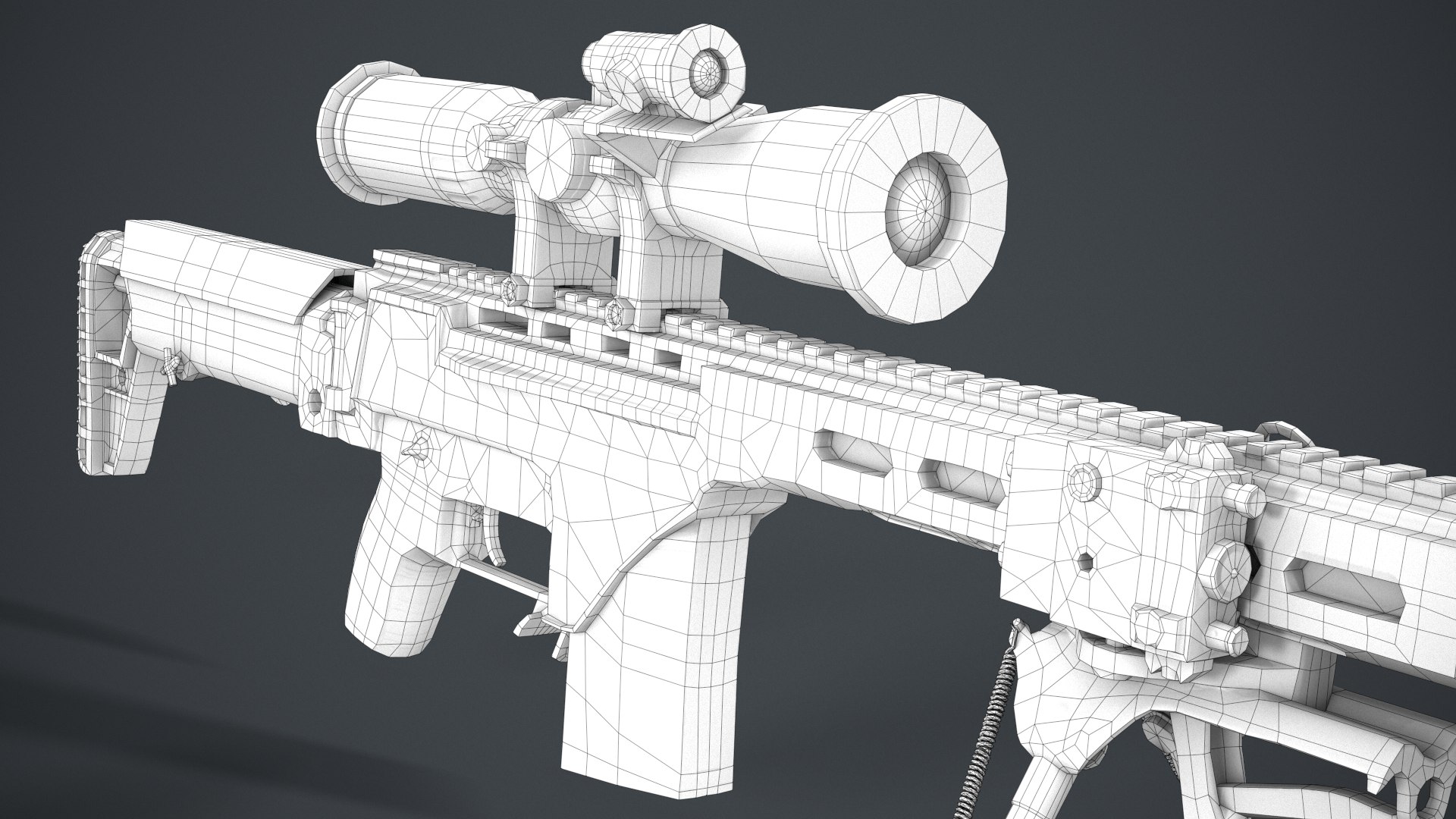 3D chukavin sniper rifle - TurboSquid 1548714