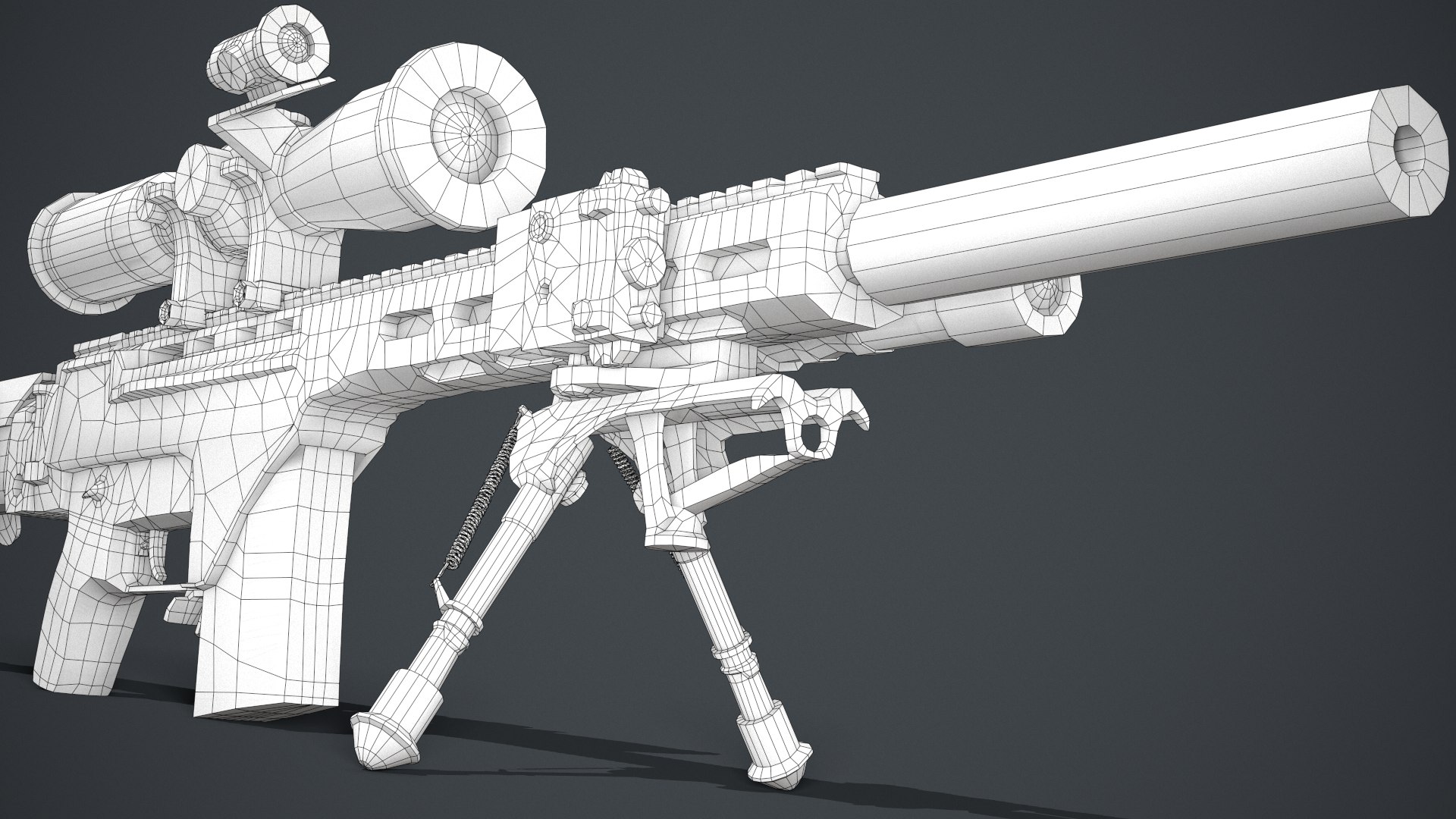 3D Chukavin Sniper Rifle - TurboSquid 1548714