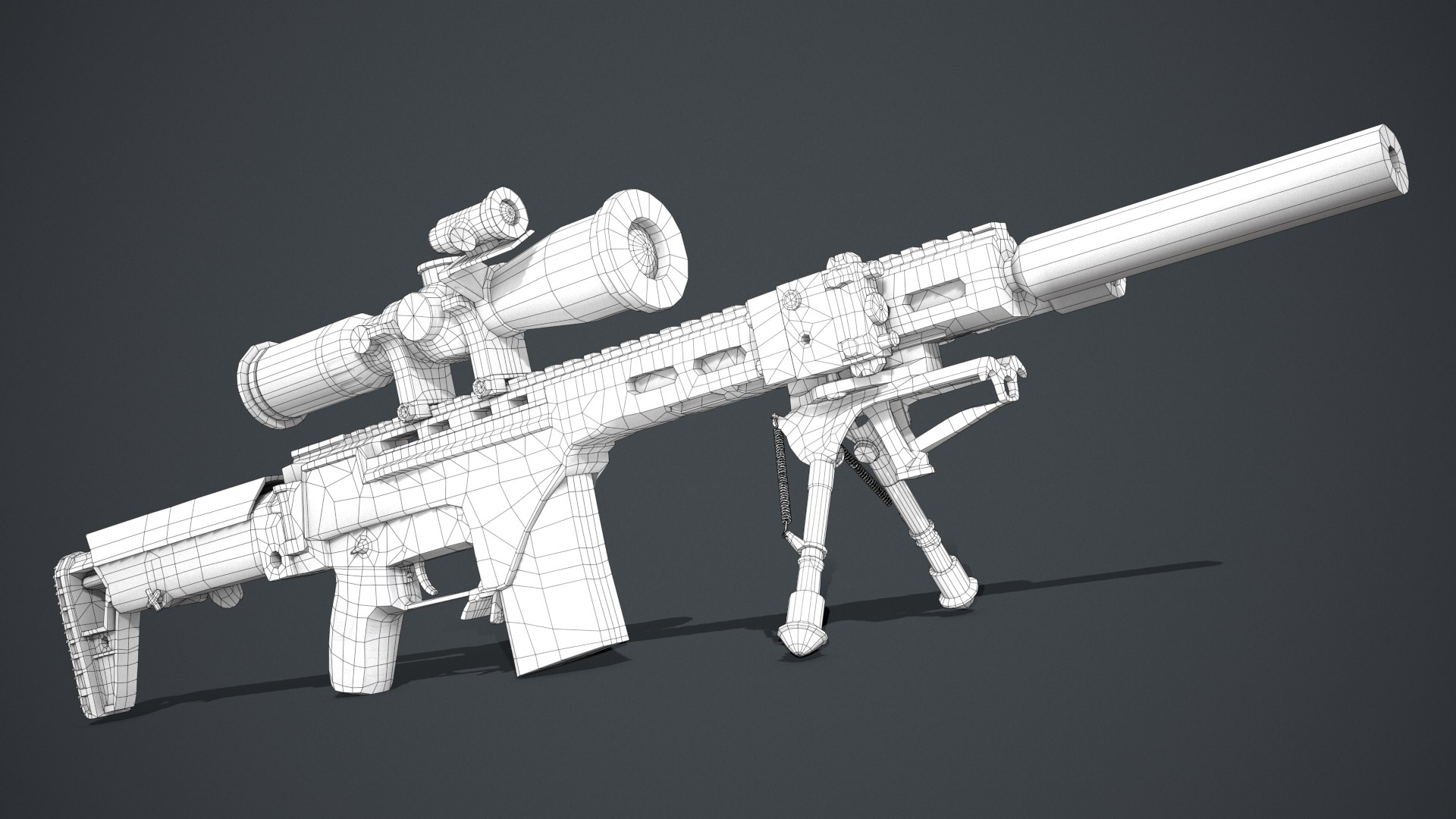 3D Chukavin Sniper Rifle - TurboSquid 1548714