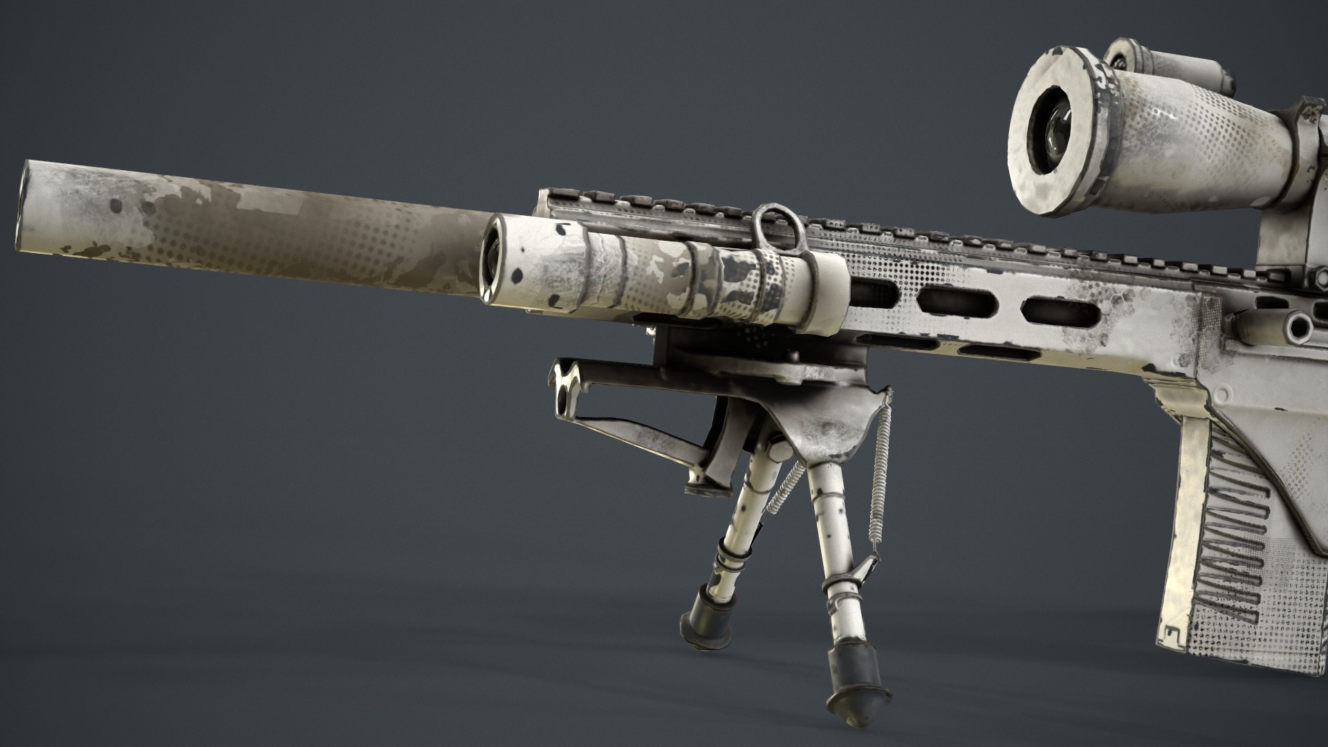 3D Chukavin Sniper Rifle - TurboSquid 1548714