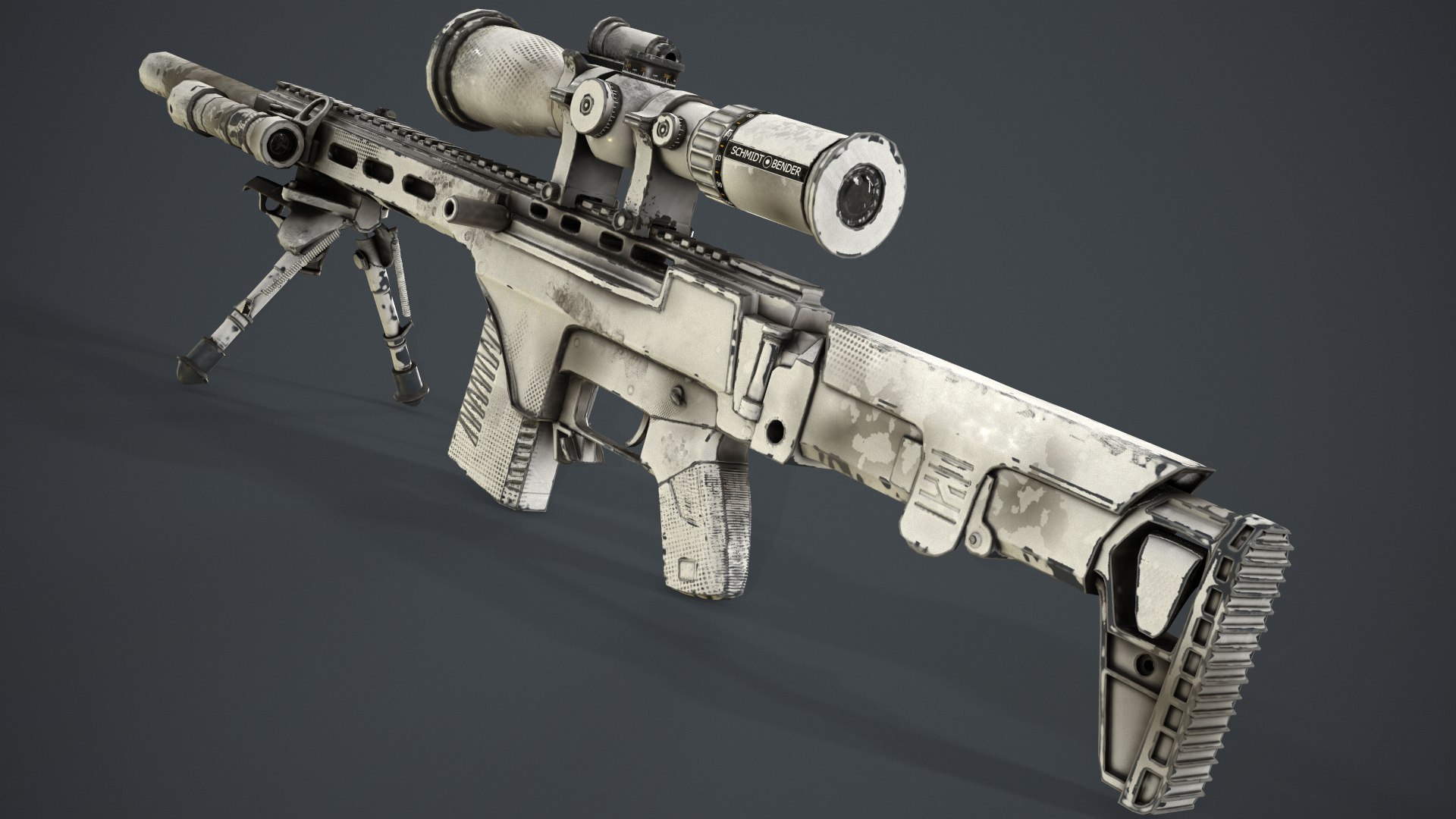 3D Chukavin Sniper Rifle - TurboSquid 1548714