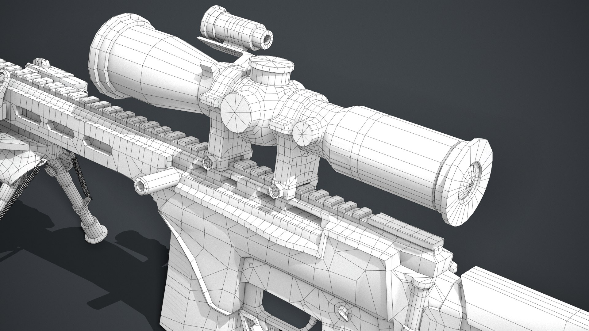 3D chukavin sniper rifle - TurboSquid 1548714