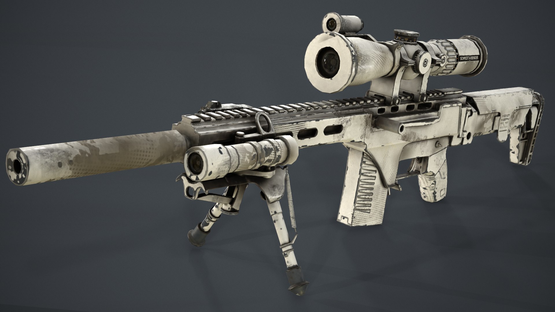 3D Chukavin Sniper Rifle - TurboSquid 1548714