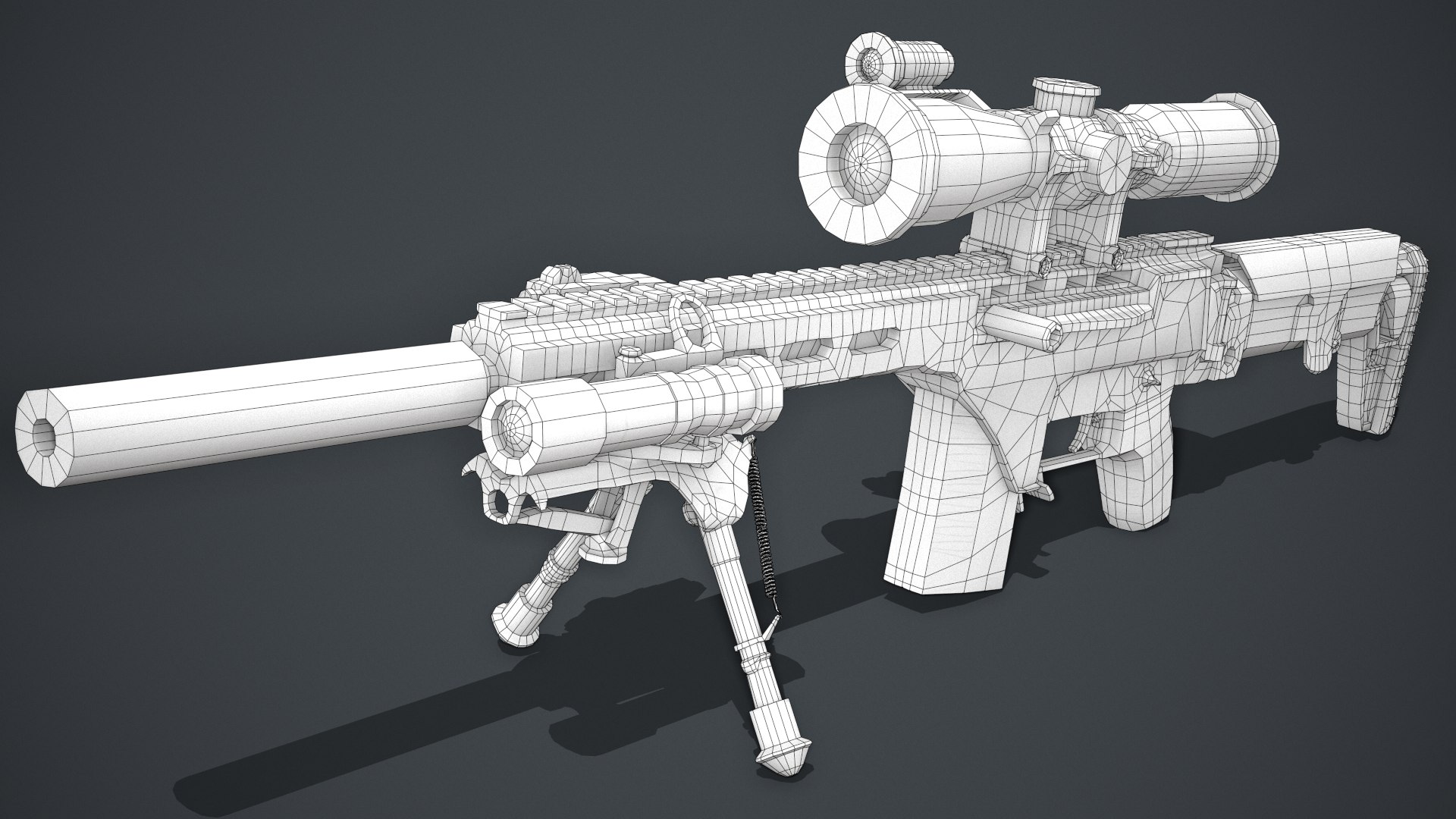 3D Chukavin Sniper Rifle - TurboSquid 1548714