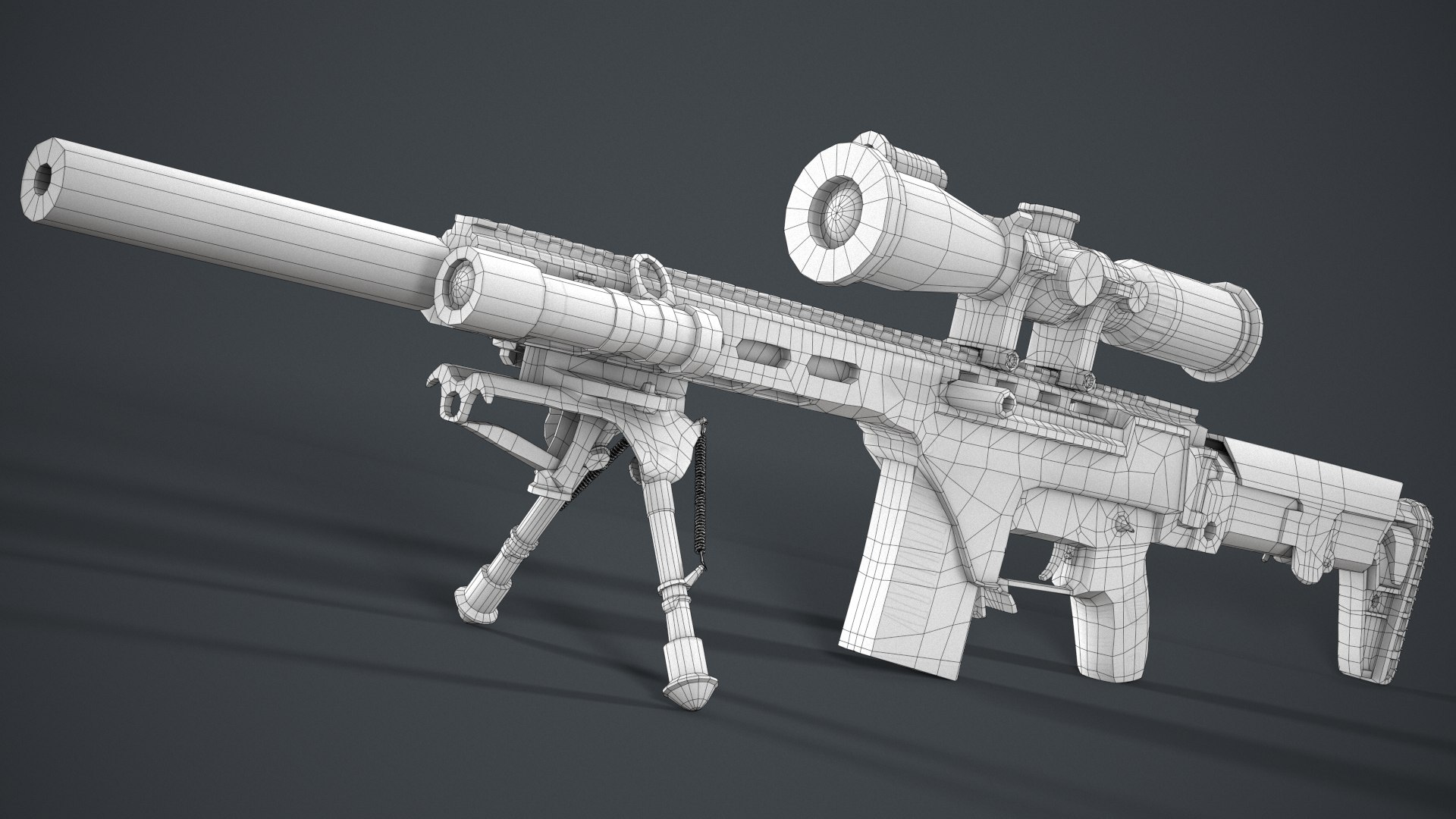 3D Chukavin Sniper Rifle - TurboSquid 1548714