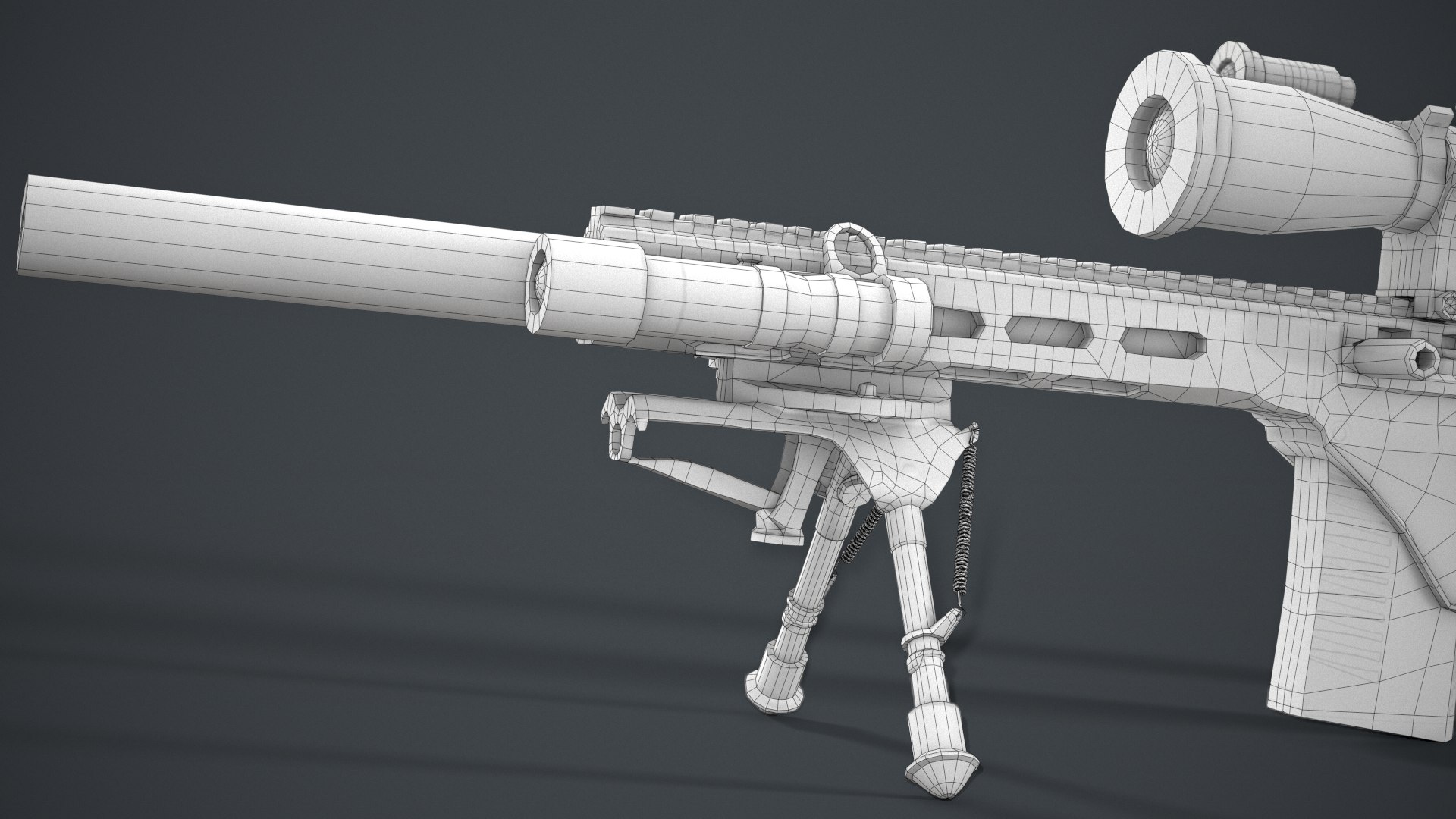 3D chukavin sniper rifle - TurboSquid 1548714