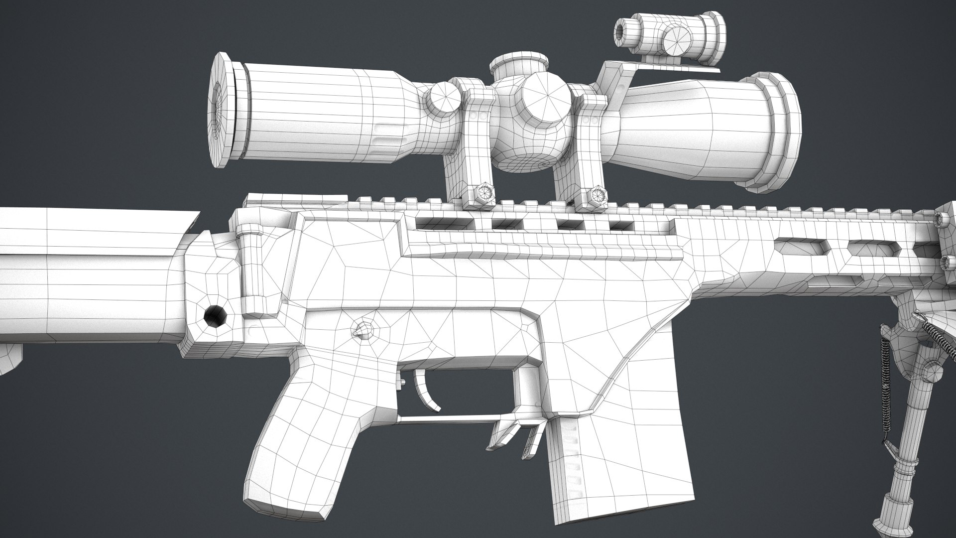 3D Chukavin Sniper Rifle - TurboSquid 1548714