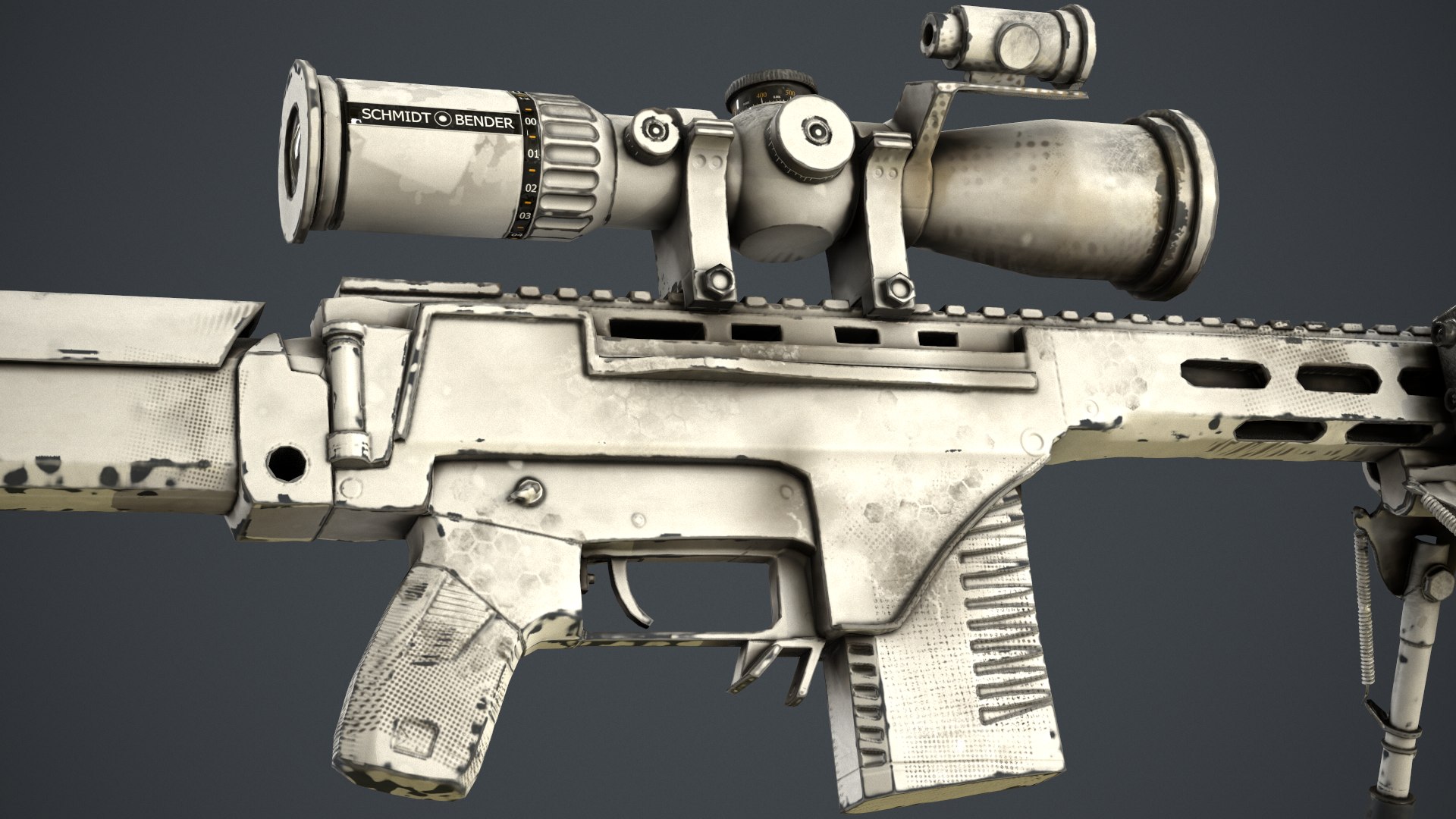 3D Chukavin Sniper Rifle - TurboSquid 1548714