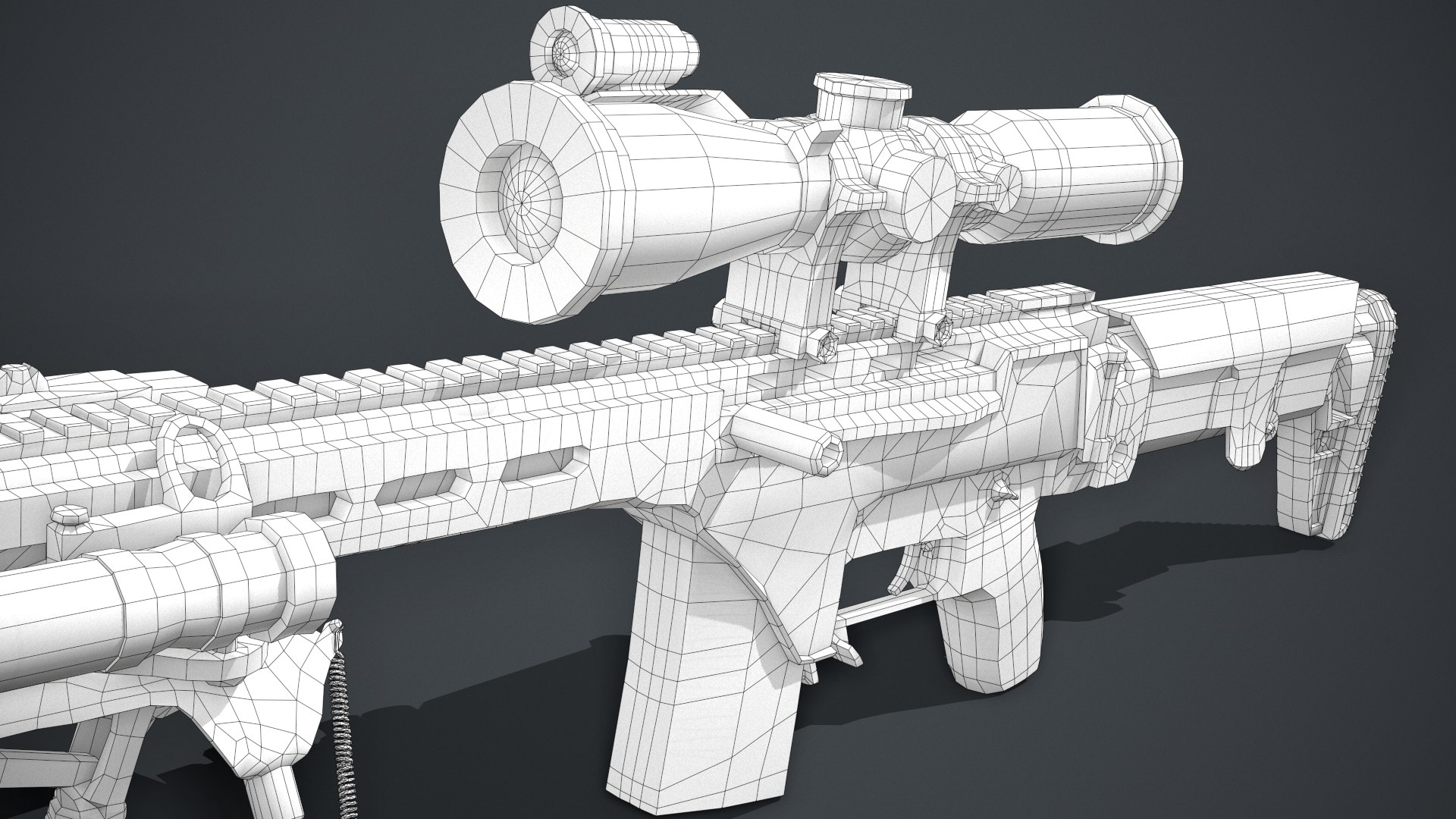 3D chukavin sniper rifle - TurboSquid 1548714