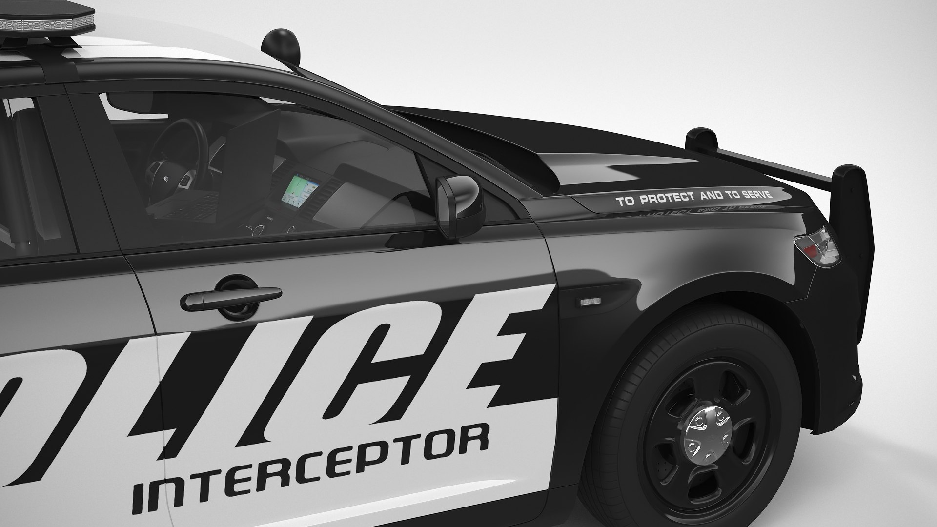 3D model Ford Taurus 2019 Police - TurboSquid 1878904