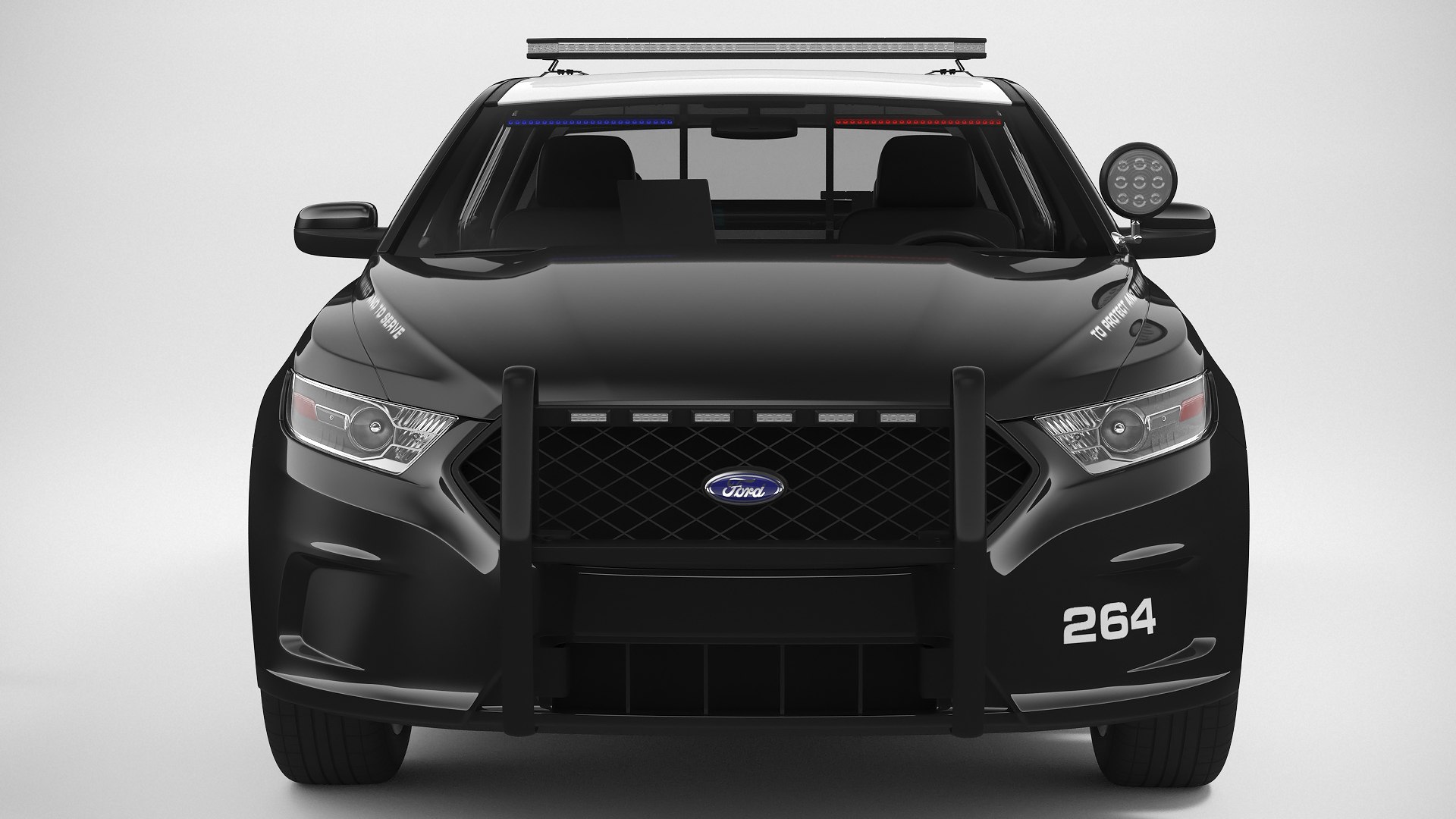 3D Model Ford Taurus 2019 Police - TurboSquid 1878904