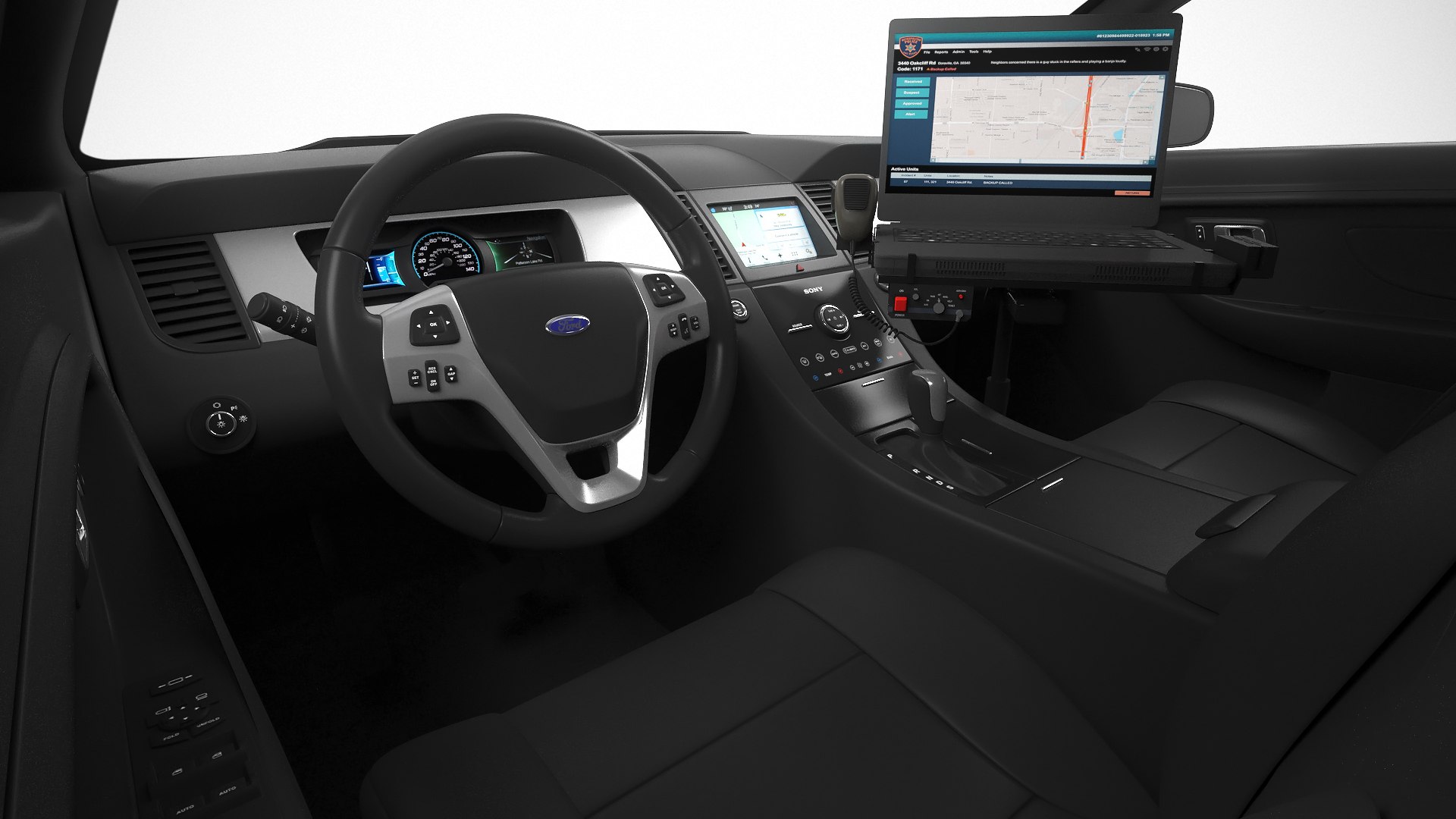 3D Model Ford Taurus 2019 Police - TurboSquid 1878904