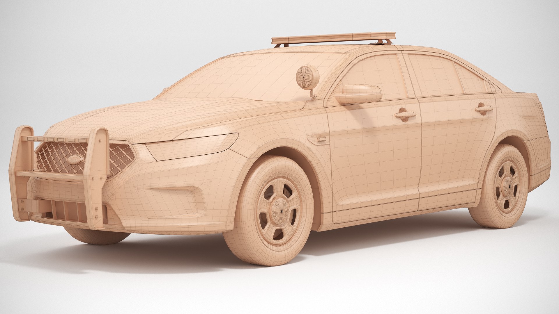 3D model Ford Taurus 2019 Police - TurboSquid 1878904