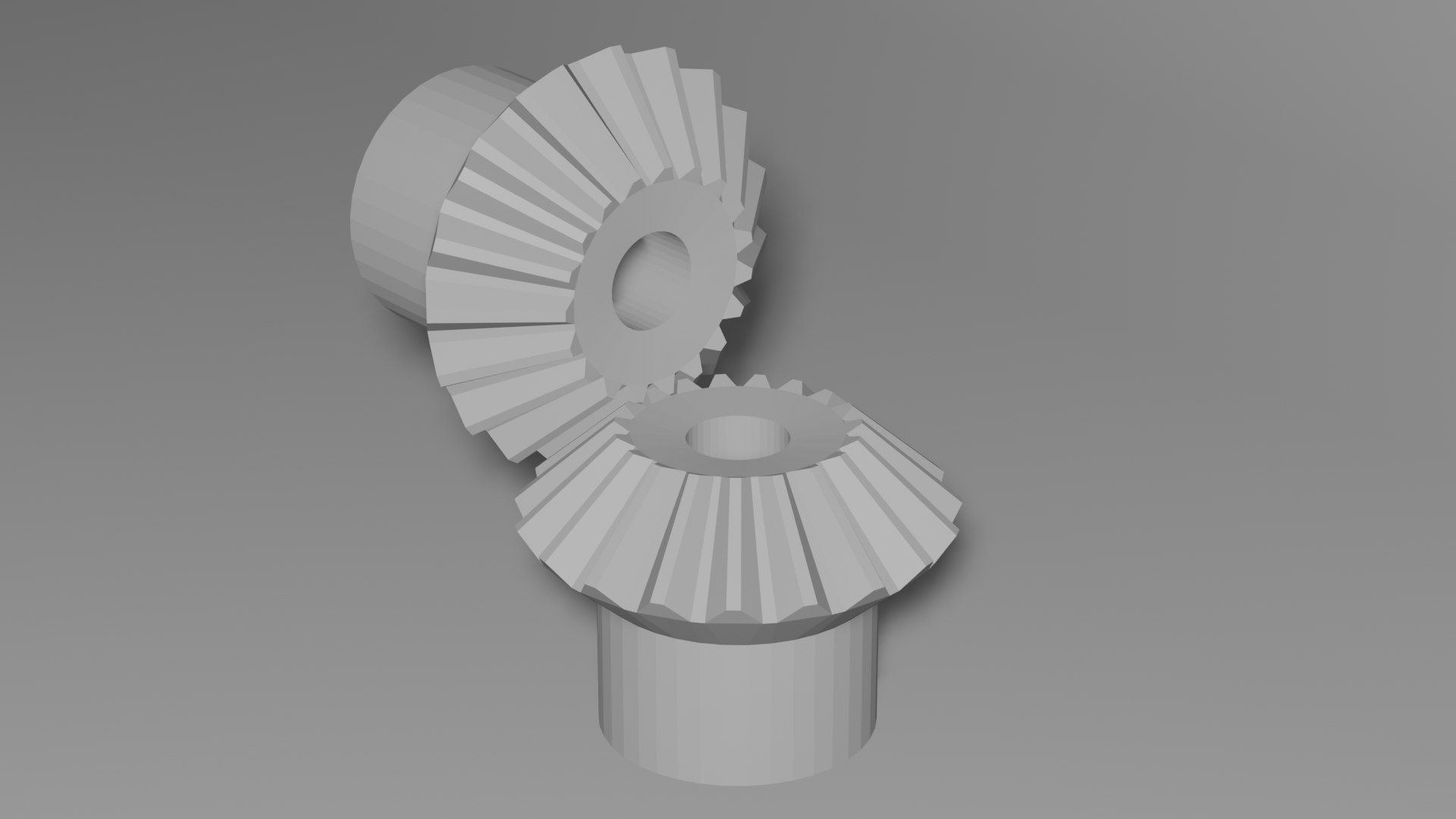 Bevel Gear Model - TurboSquid 1979032
